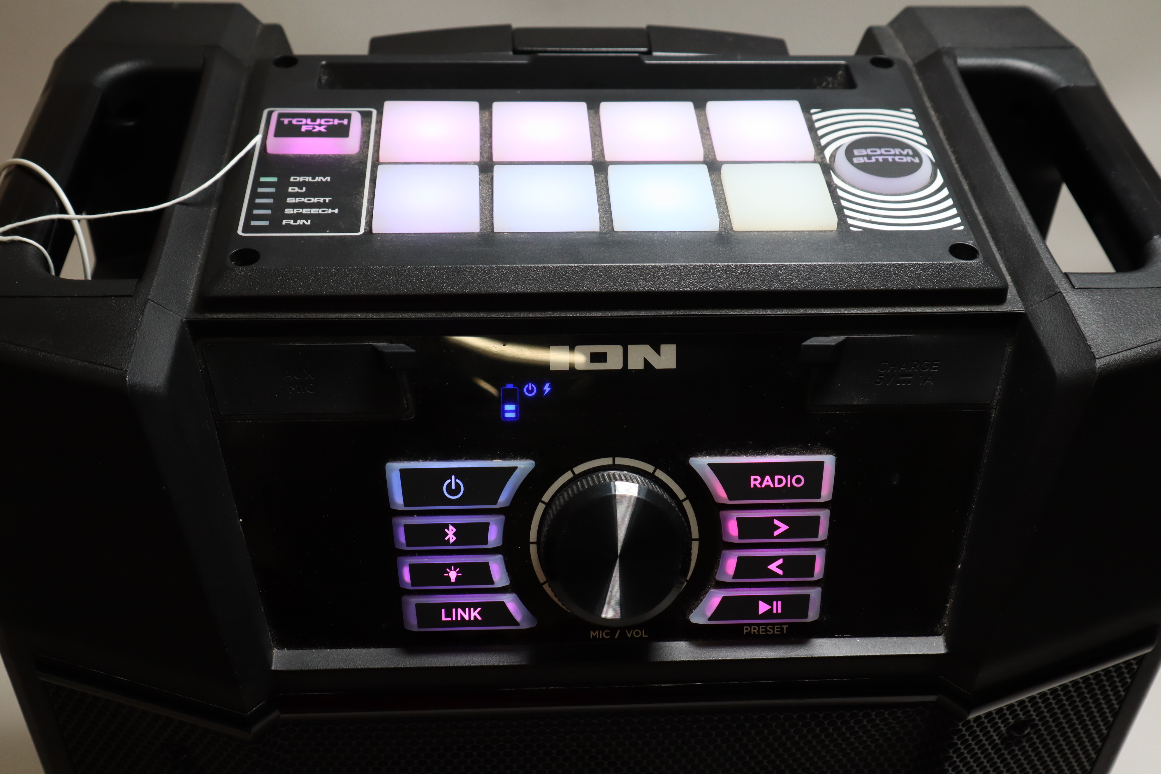 ION Explorer FX High-Power Bluetooth Speaker Black