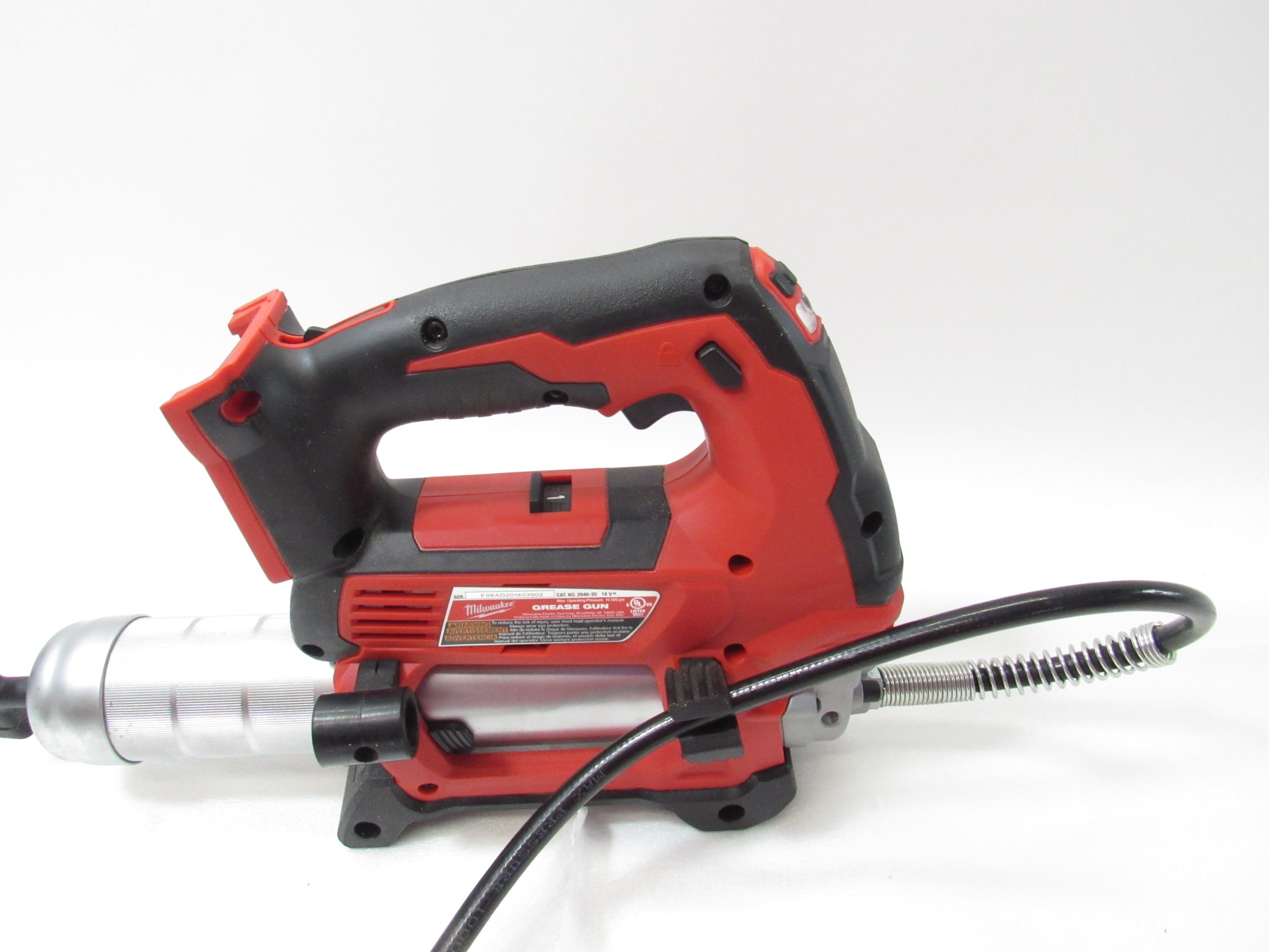 Milwaukee 2646-20 18V Lithium-Ion 2-Speed Cordless Grease Gun