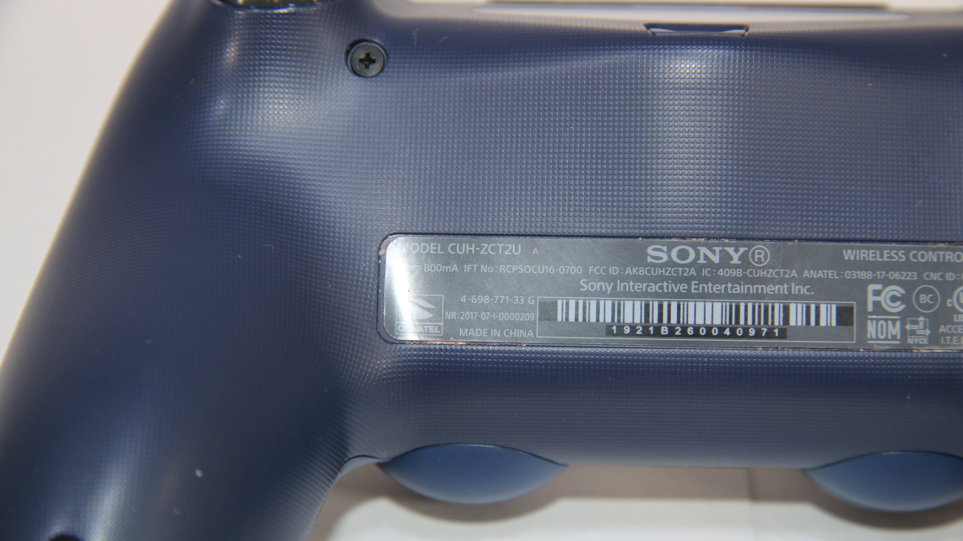 Sony CUH-ZCT2U PlayStation 4 PS4 Dual Shock Wireless Controller Navy Blue