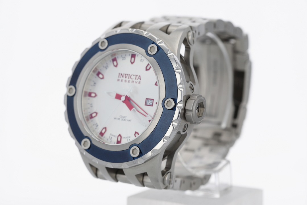 Invicta Puppy Reserve Specialty Edition Silver Dial Stainless Steel Men ...