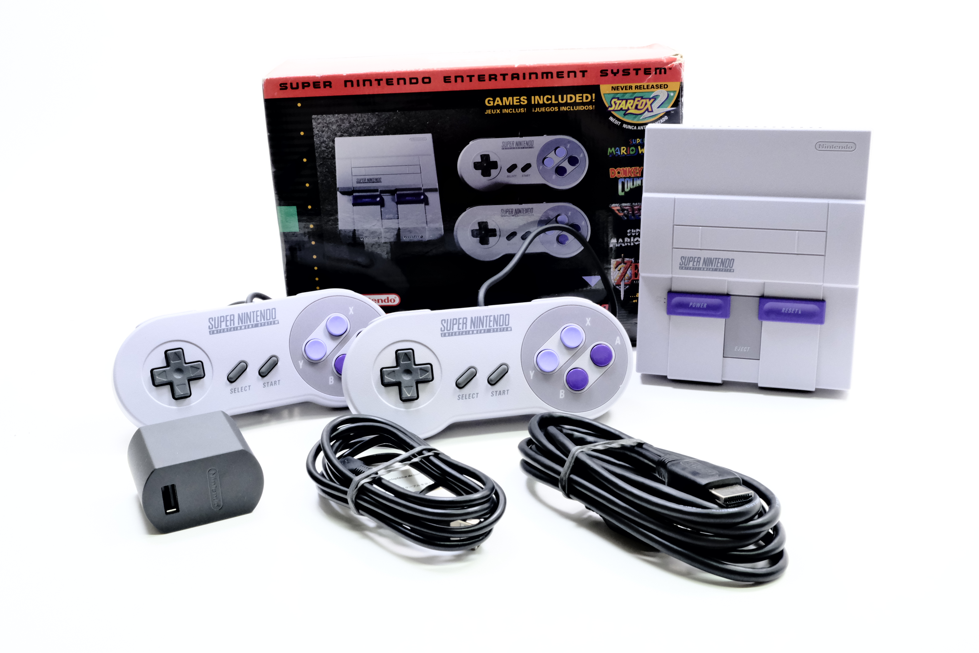 Nintendo SNES CLV-201 Super NES Classic Edition System - Gray