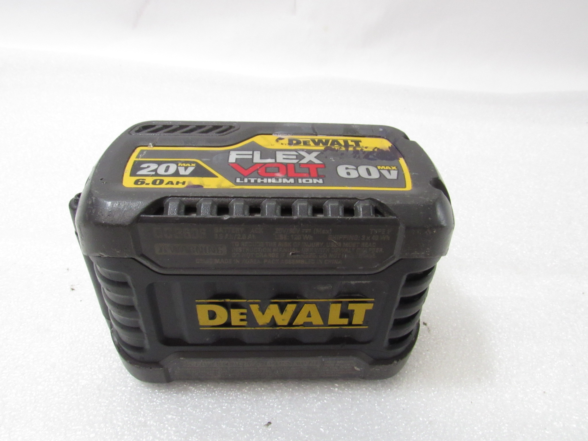 DeWalt DCB606 FLEXVOLT 60V MAX Battery