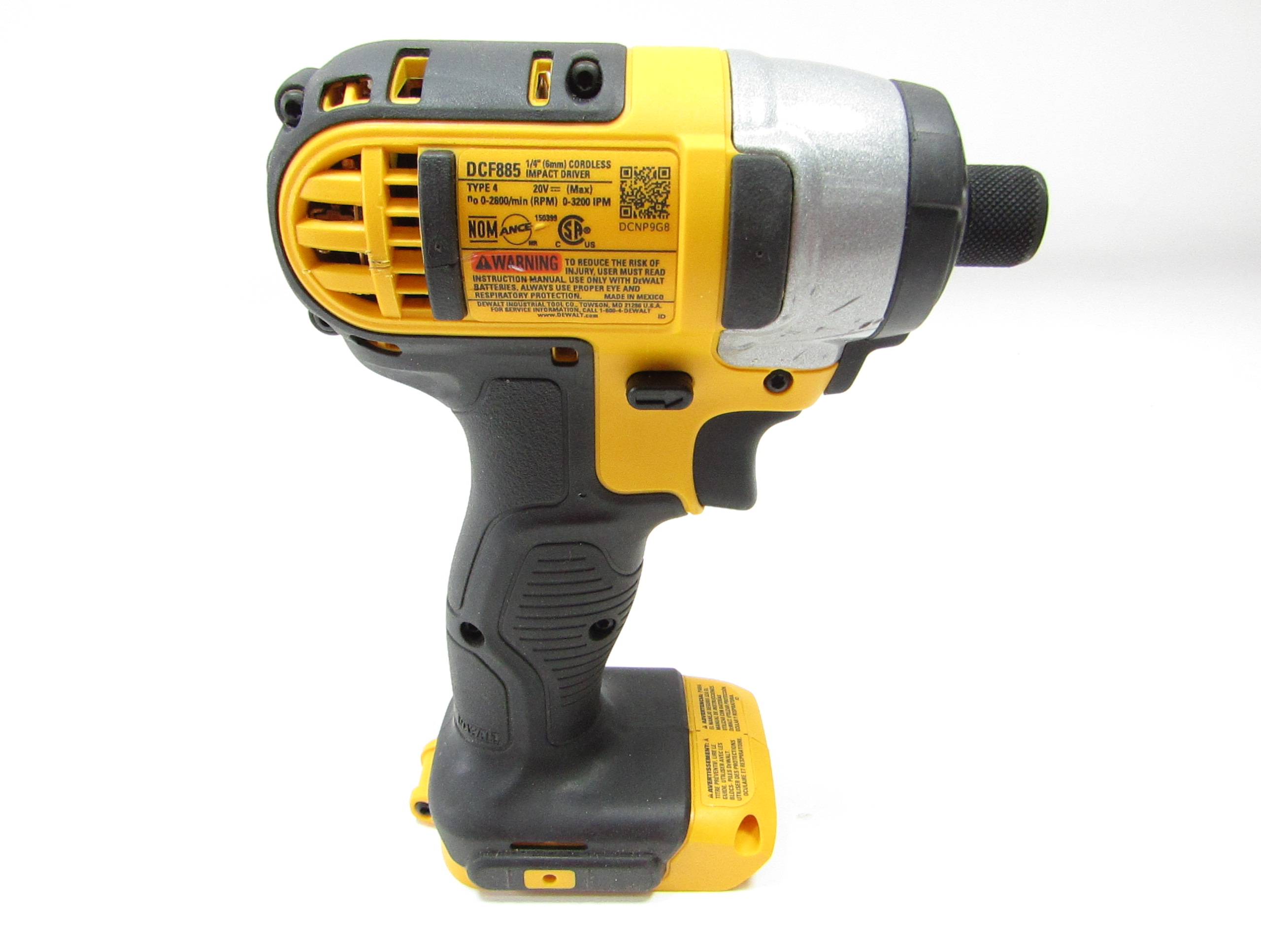 DeWALT DCF885 20-Volt MAX Lithium-Ion Cordless 1/4 in. Impact Driver 5187