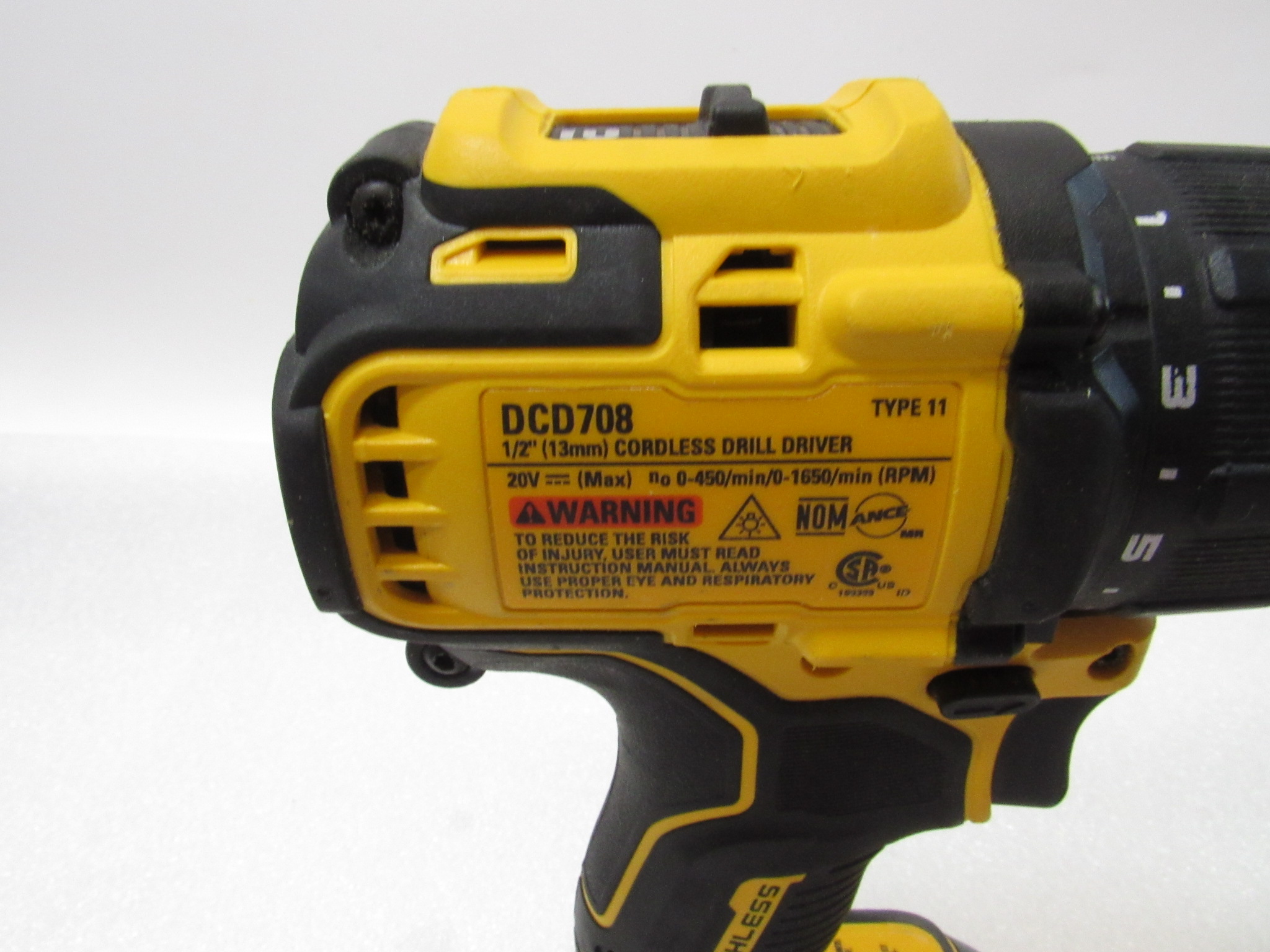 DeWalt DCD708 1/2" 20V Impact Driver DCF809 1/4" 20V Driver