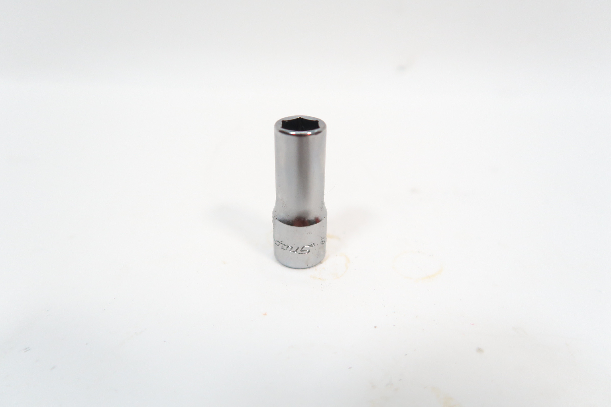 Snap On 110TMSY 10 pc 1/4" Drive 6-Point SAE Semi-Deep Socket Set