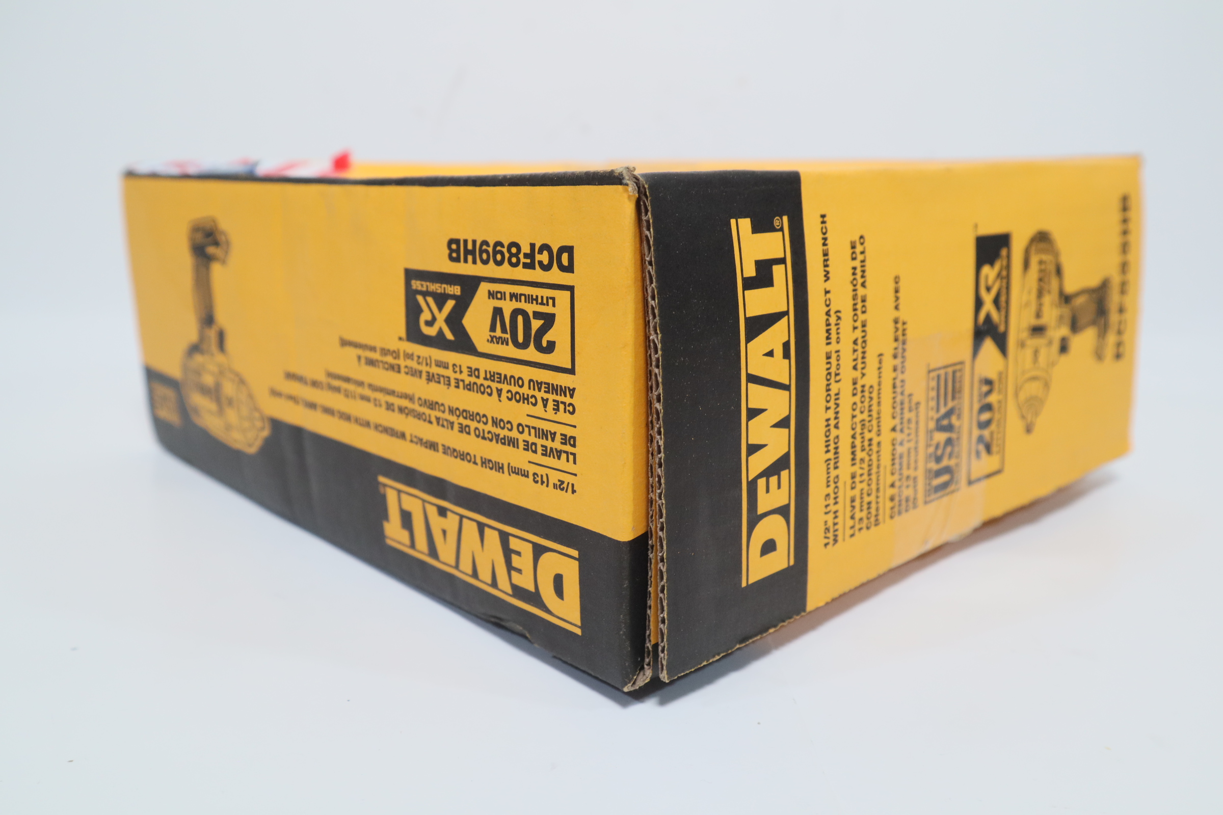 DeWalt DCF899HB 20V MAX XR High Torque 1/2 Impact Wrench/HogRing Anvil ...