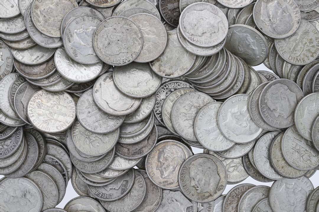 Pre-1964 Multiple Years Silver Roosevelt Dime Set of 248 United States ...