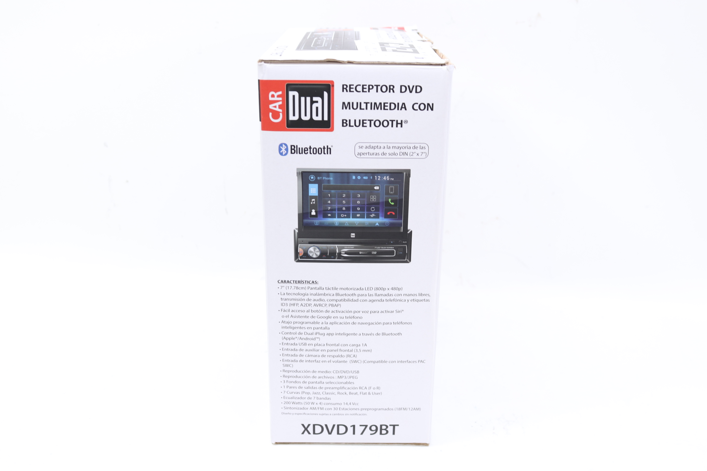 Dual Electronics XDVD179BT 7-inch Touch Screen 1-DIN Car Stereo Receiver