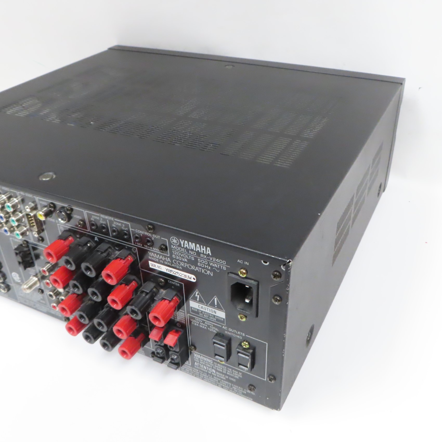 Yamaha RX-V2400 7.1-Channel Natural Sound Home A/V Receiver (Local Pick ...