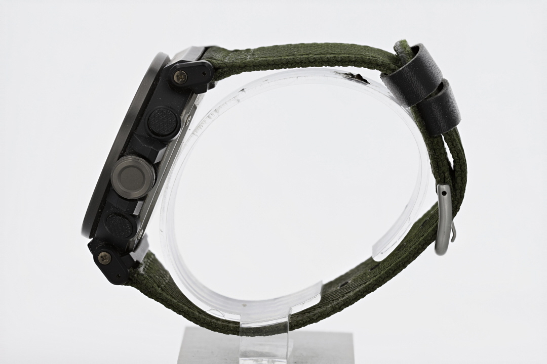 Casio Pro Trek Black Dial 45mm Safari Concept Green Cloth Strap Men's ...