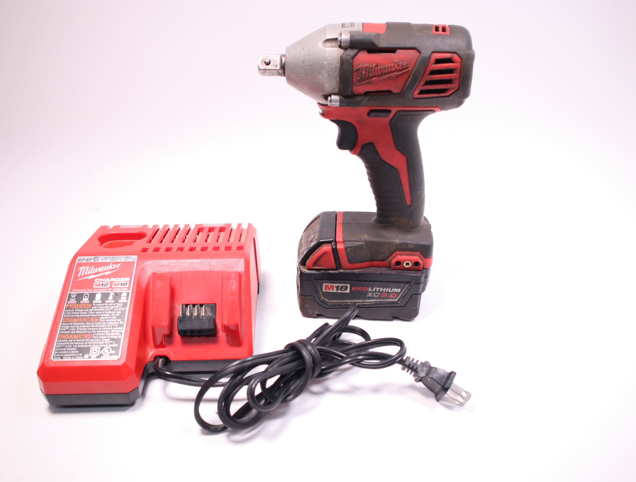 Milwaukee 2659-20 1/2" 18V Cordless Impact Wrench Kit