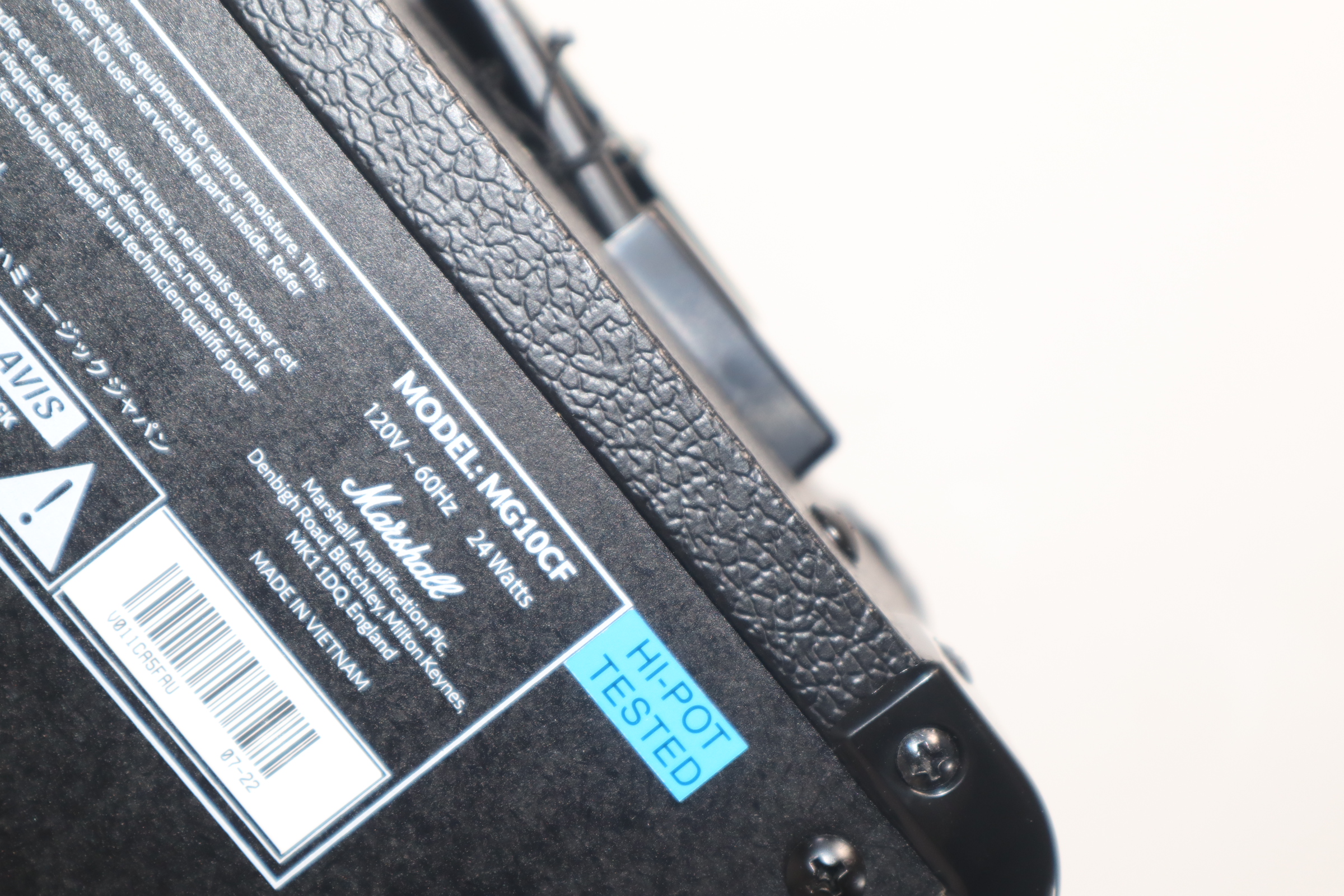 Marshall MG10 Gold MG10G-U Black 10-Watt 2-Channel Guitar Combo ...