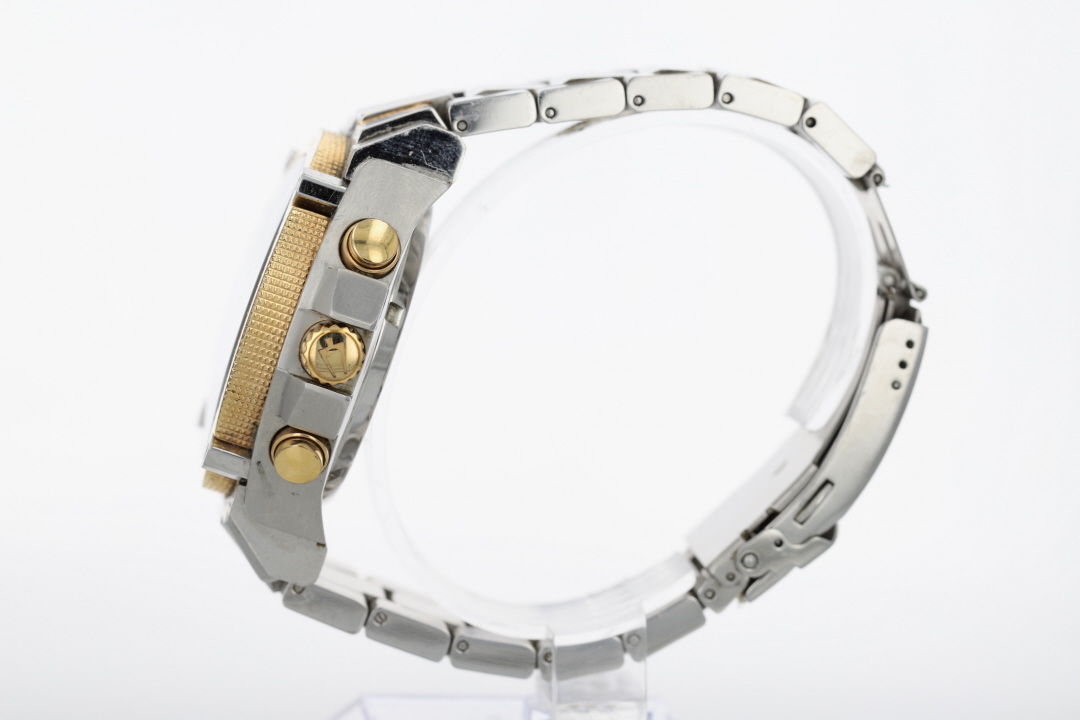 Bulova Precisionist 46mm Black Dial Chronograph Stainless Steel Men's ...