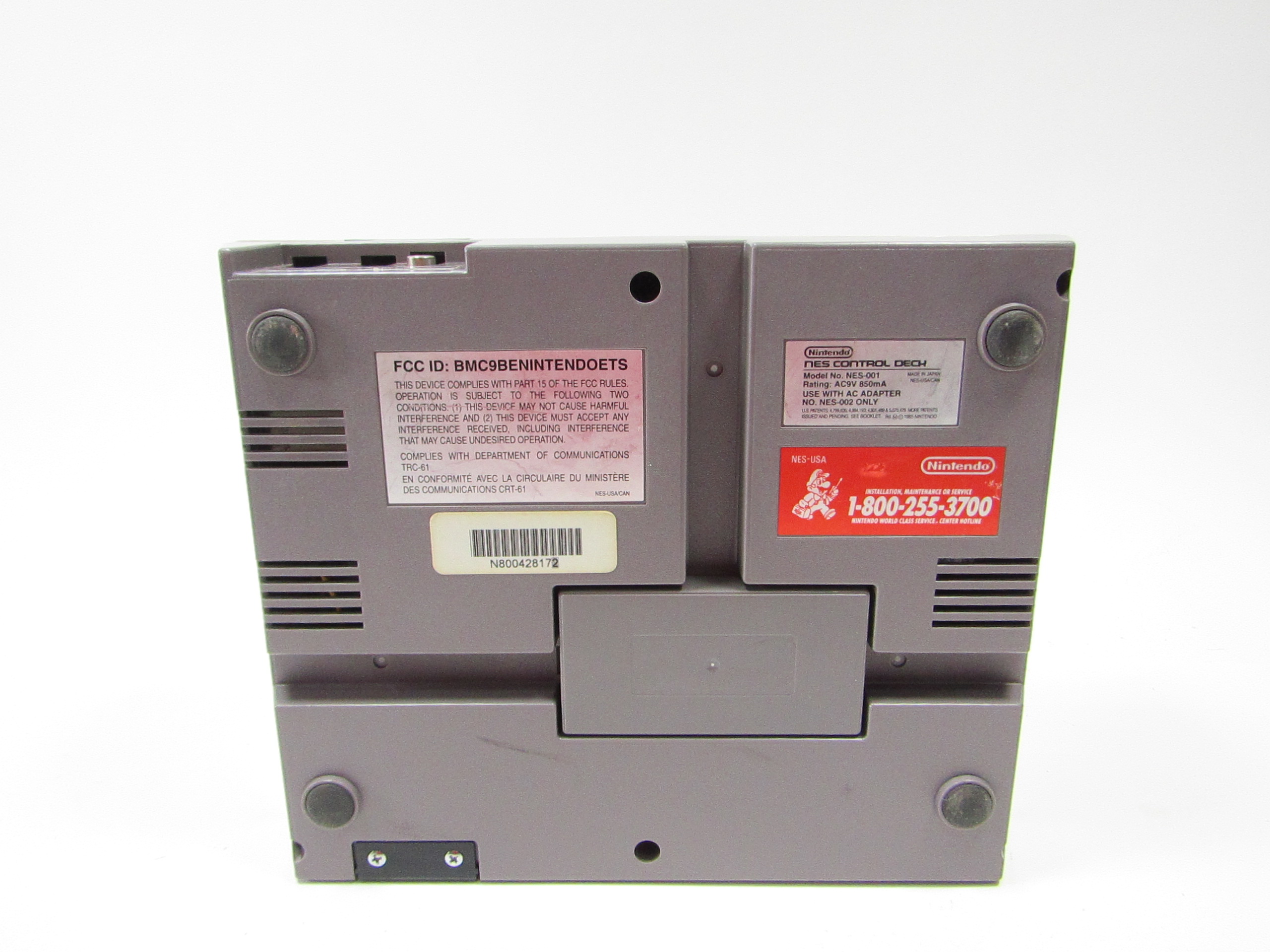 Nintendo Entertainment System NES-001 8-Bit Home Video Game Console 7313