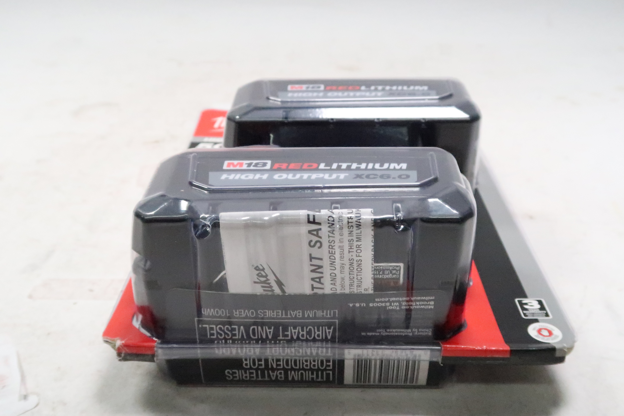 Milwaukee 48-11-1862 M18 REDLITHIUM High-Output XC6.0 2-Pack