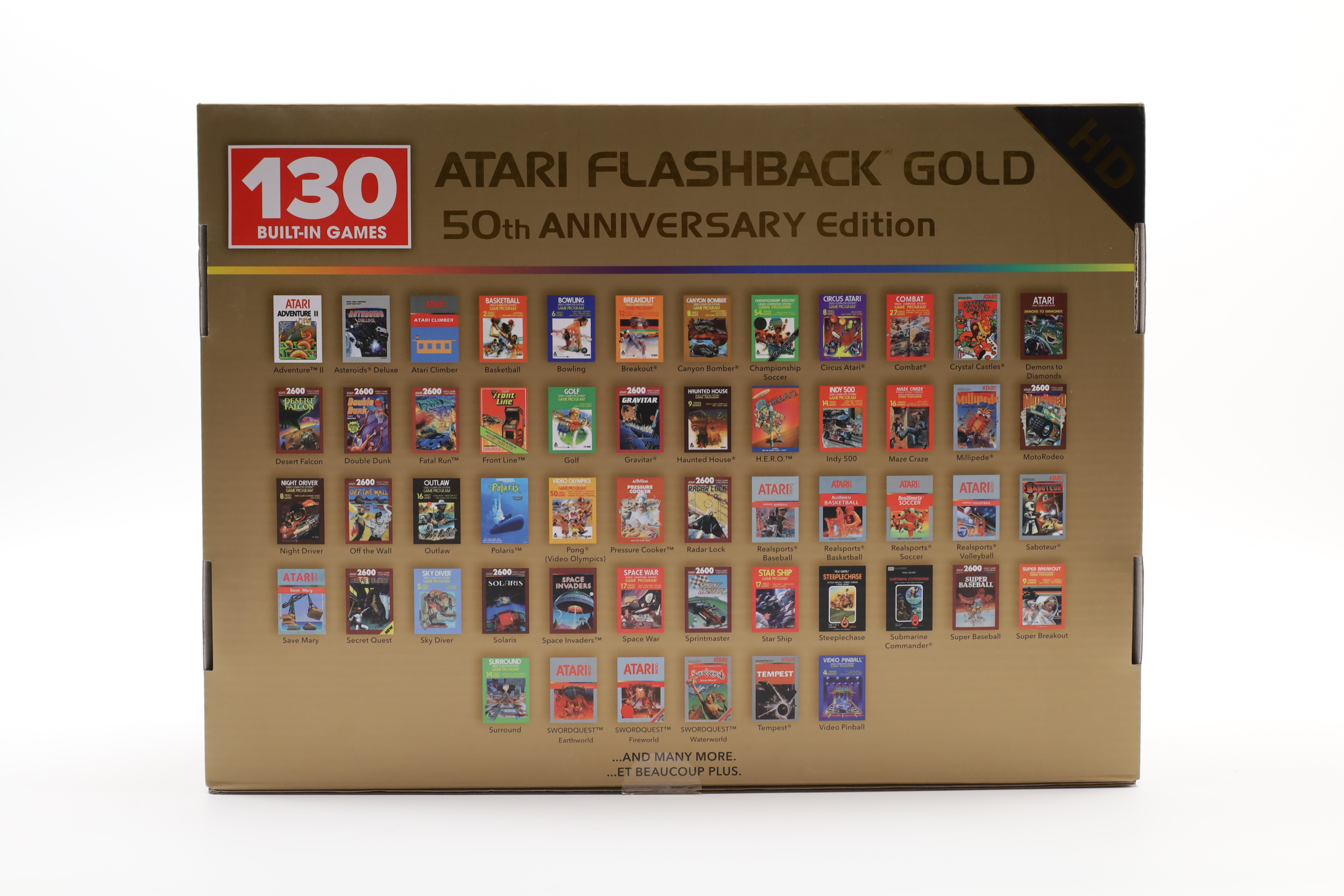 Atari Flashback Gold 50th Anniversary Edition Video Game Console