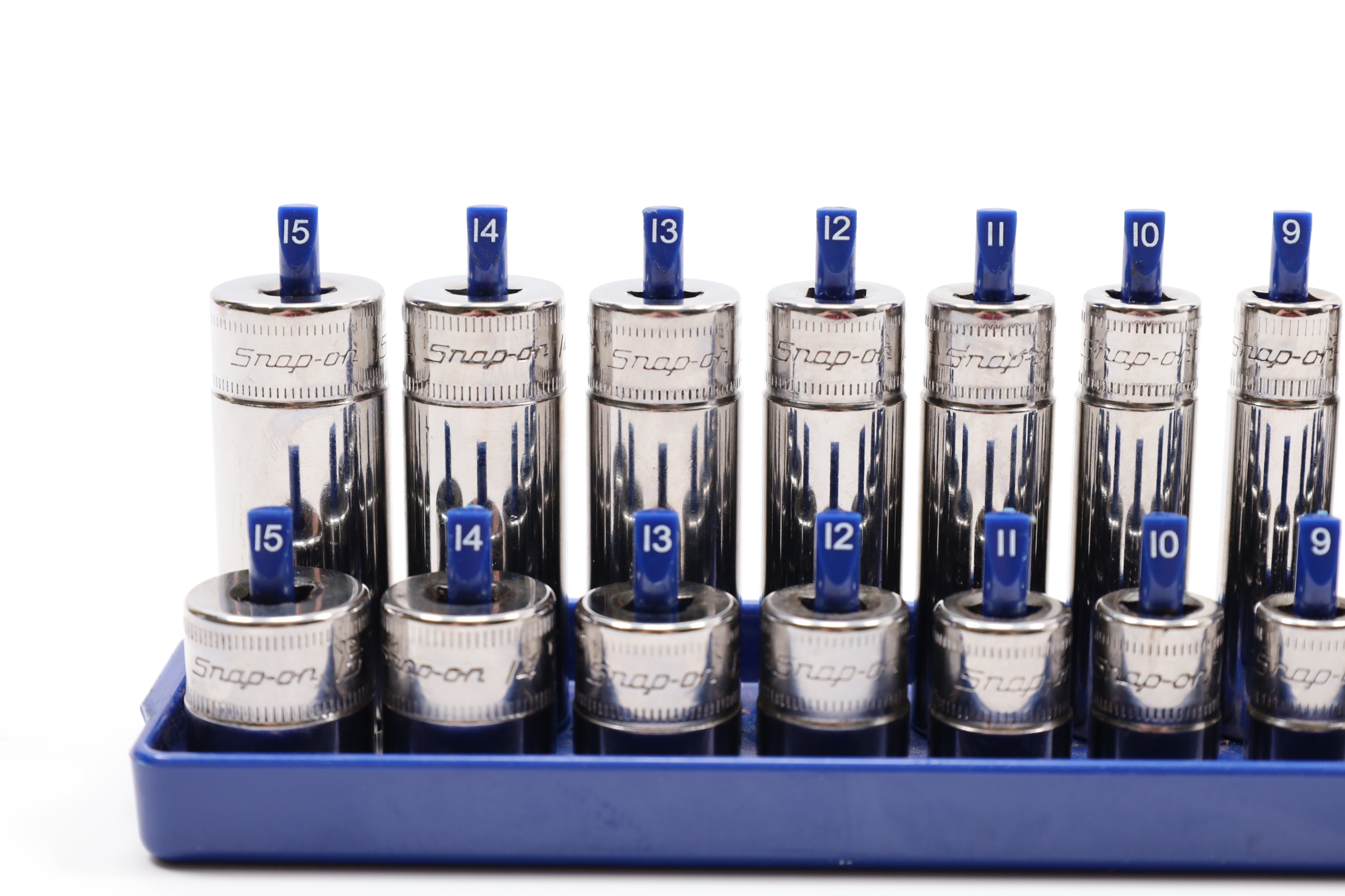 Snap-On Tools 24-Piece 1/4" Metric 112STMMY Deep + 112TMMY Shallow ...