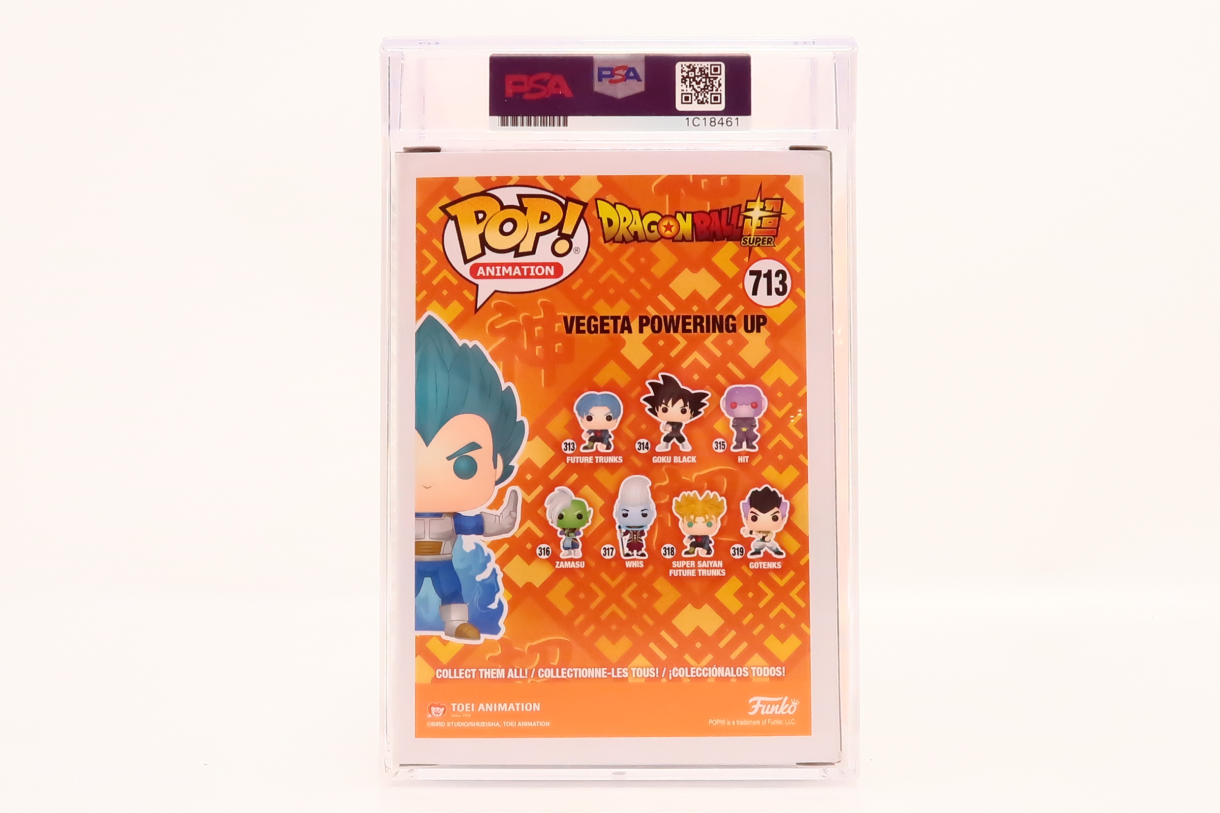 Authenticated Signed Funko Pop! Dragon Ball Z "Vegeta Powering Up ...
