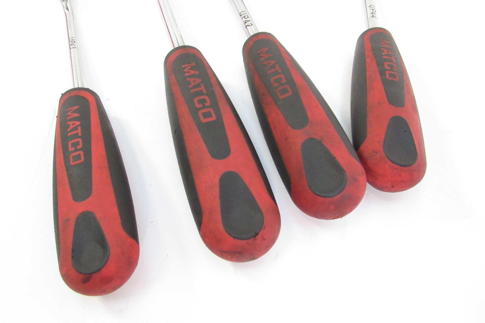 Matco Tools UP4SET 4-Piece Upholstery Remover Set - Red/Black Handle