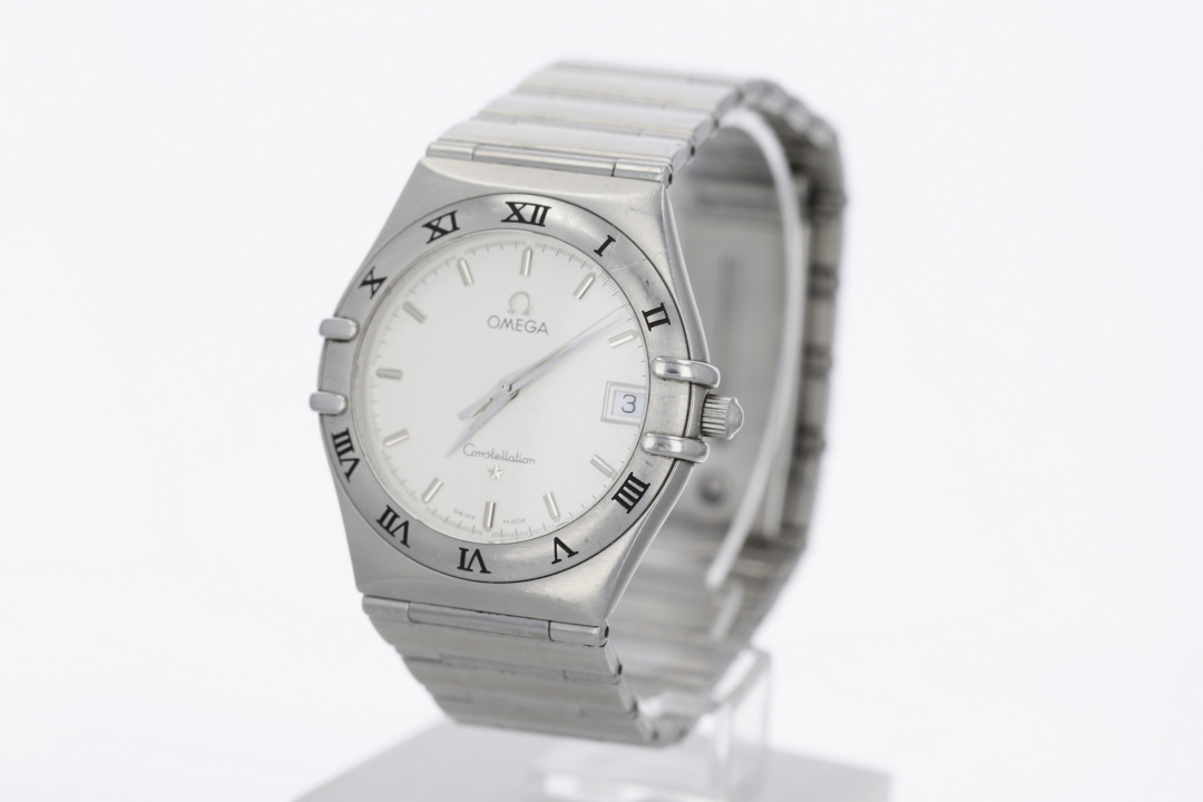 Omega Constellation Silver Dial 34mm Quartz Stainless Steel Men's ...