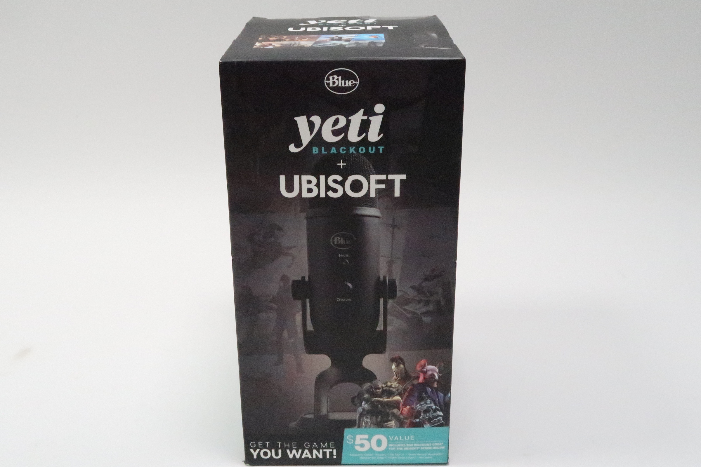 Blue Yeti Blackout USB Microphone Ubisoft Bundle