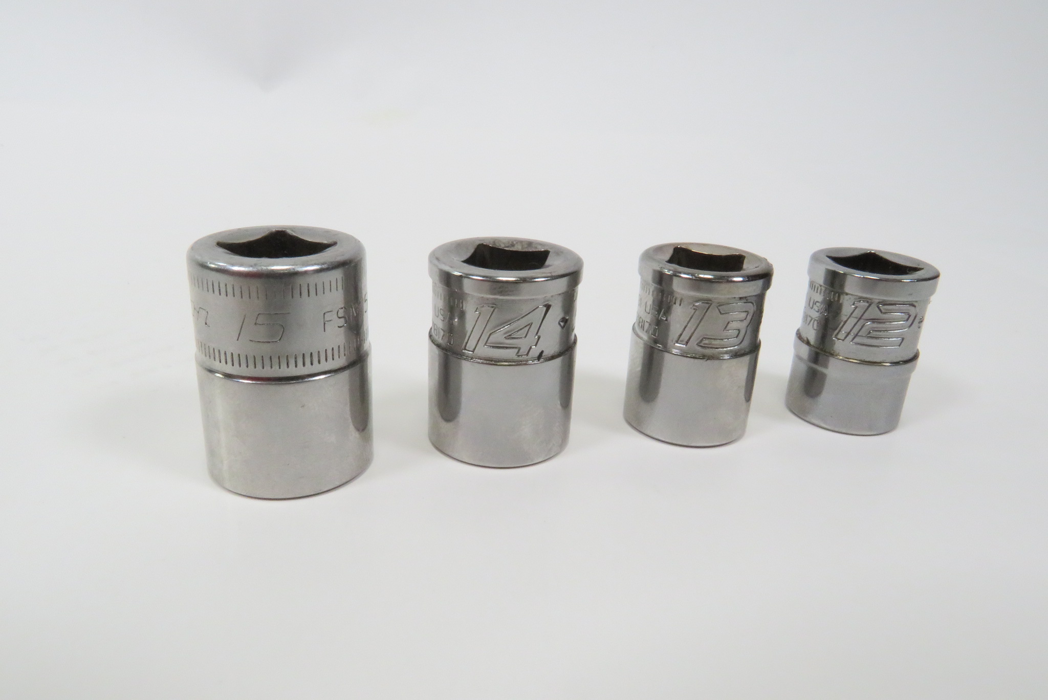 Snap-on Tools 212YFSMY 12 pc 3/8" Drive 6-Point Metric Flank Drive Xtra Shallow