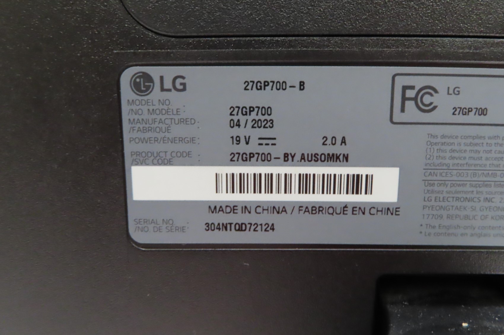 LG 27GP700-B UltraGear 27" 1080p (FHD) 240Hz 1ms Computer Monitor (Pick ...