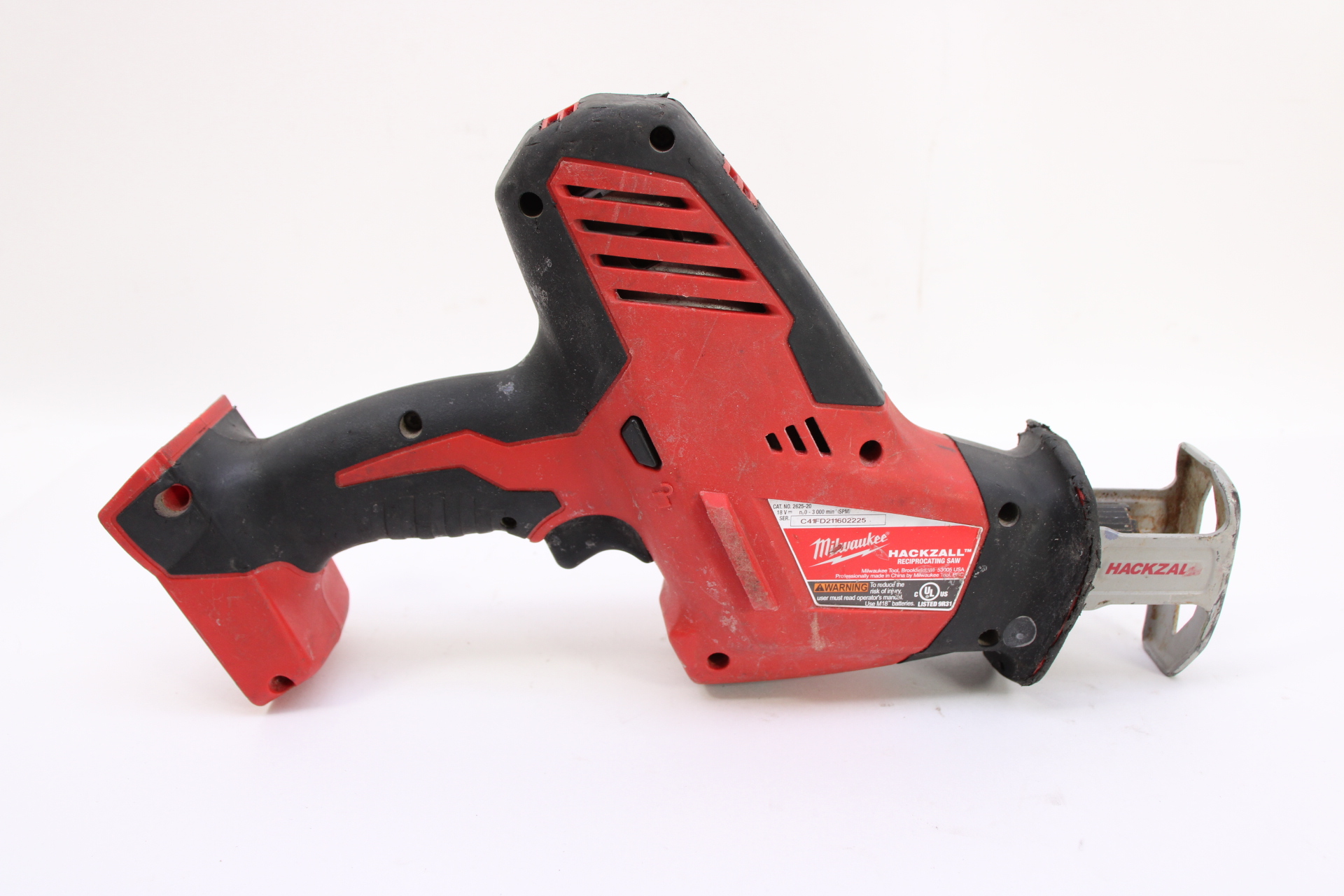 Milwaukee 2625-20 M18 18V Lithium-Ion Cordless Hackzall Reciprocating Saw