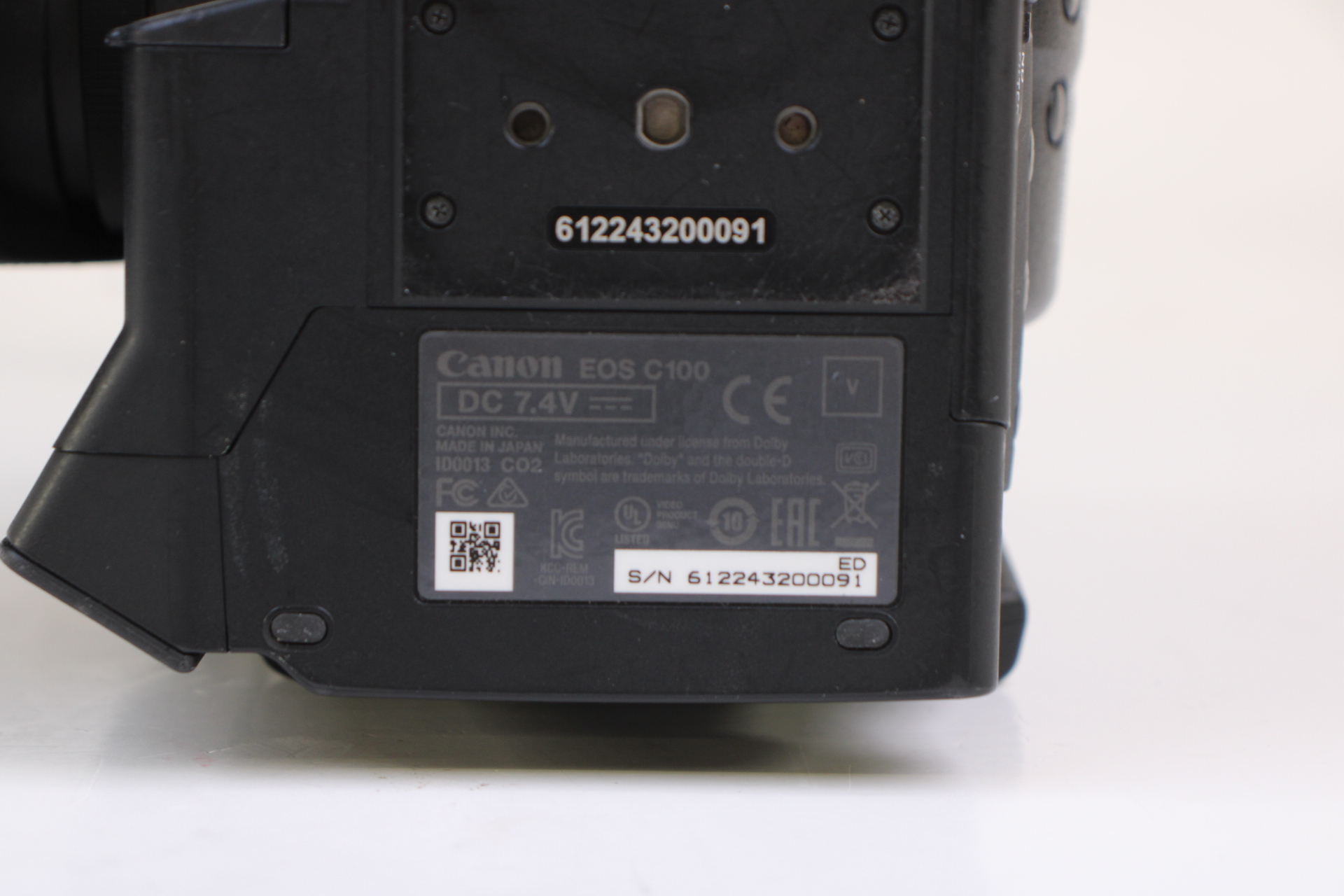 Canon EOS C100 Mark I Professional Cinema Camera Dual Pixel Black/Lens ...