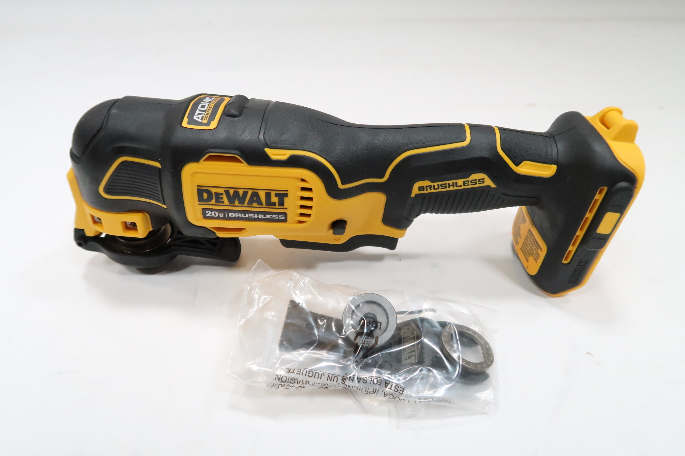 DeWalt DCS354B ATOMIC 20V MAX Cordless Brushless Oscillating Multi Tool ...