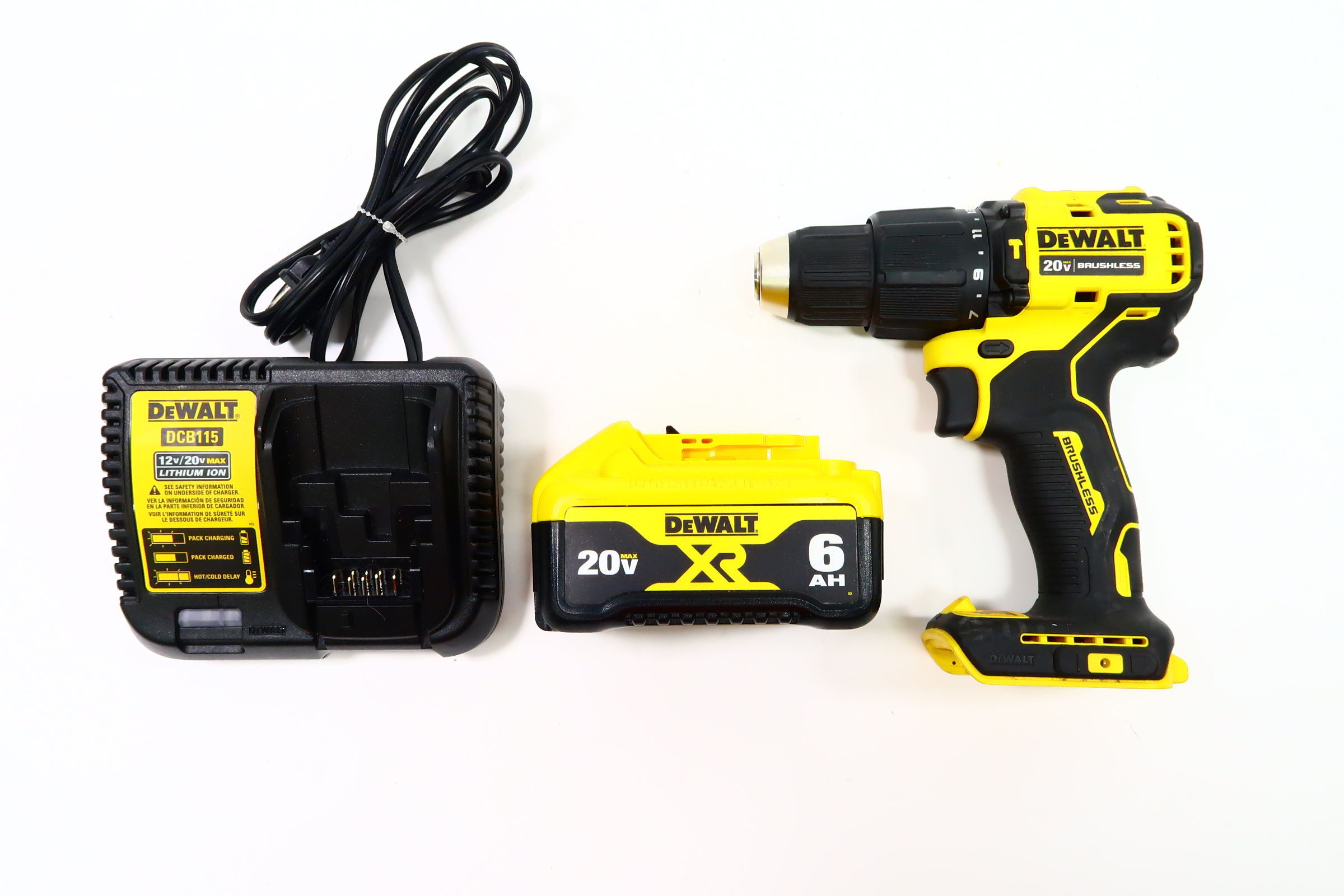 DeWalt DCD709 20-Volt MAX Li-Ion Cordless Brushless Compact 1/2" Hammer ...