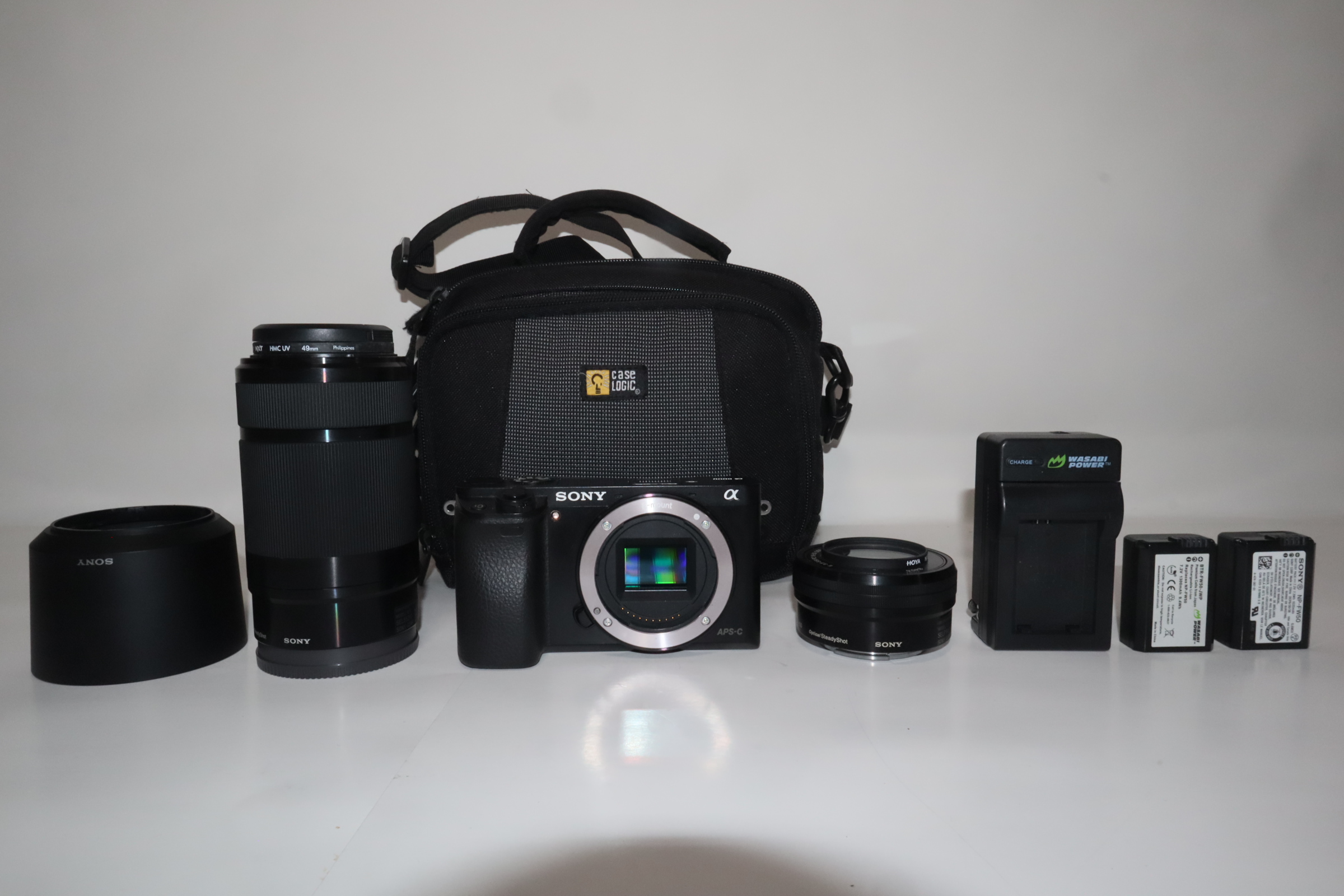 Sony Alpha 6000 ILCE-6000 Camera 5397/SELP1650 16–50mm & SEL55210 55 ...