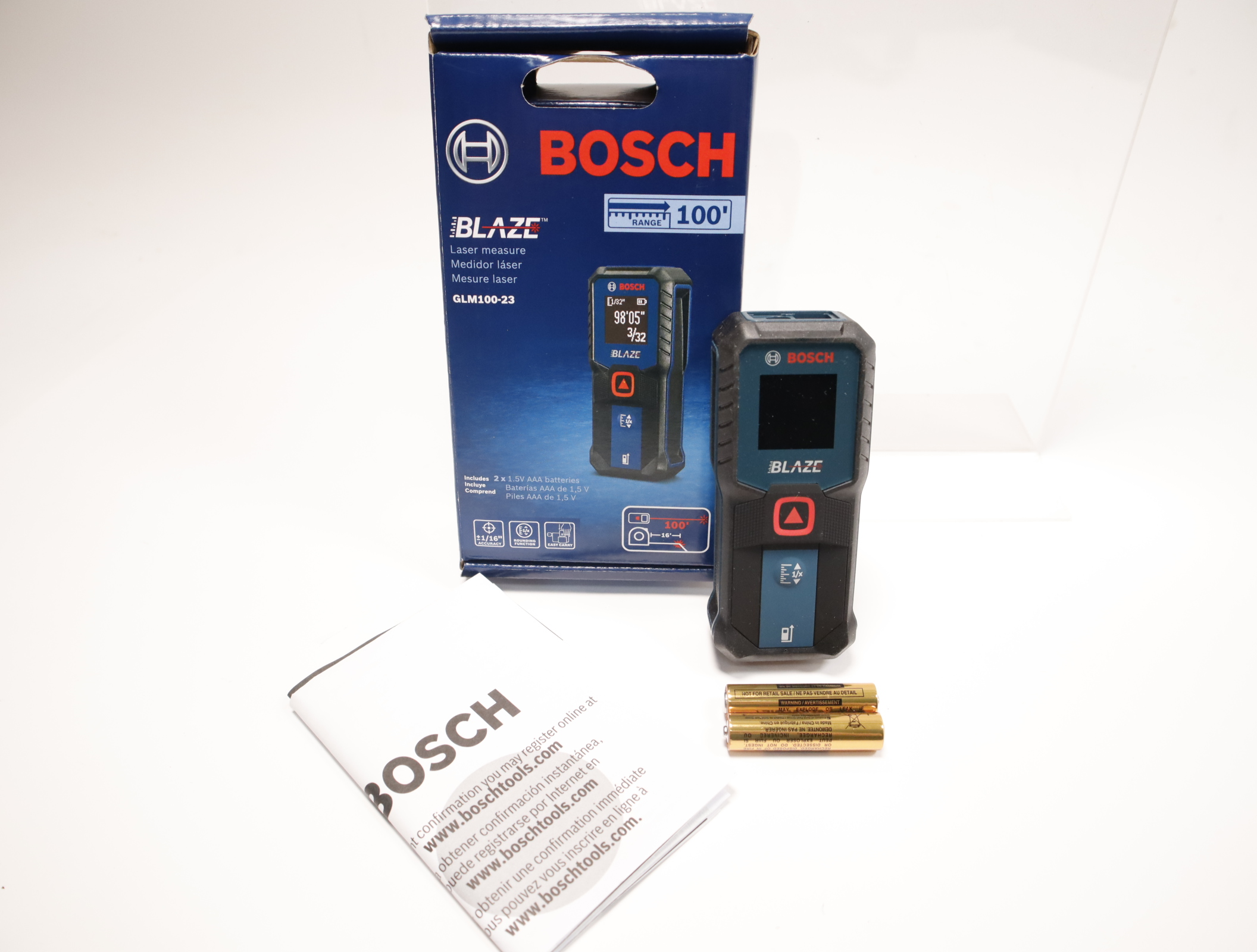 Bosch Blaze GLM100-23 100 ft. Laser Measure