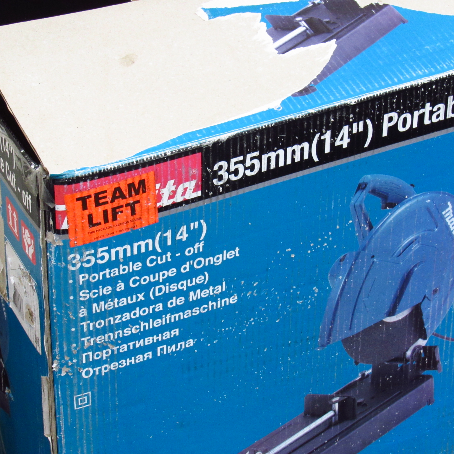 Makita LW1401 Corded 120V 14'' / 355mm Portable Cut-Off Saw - Local ...