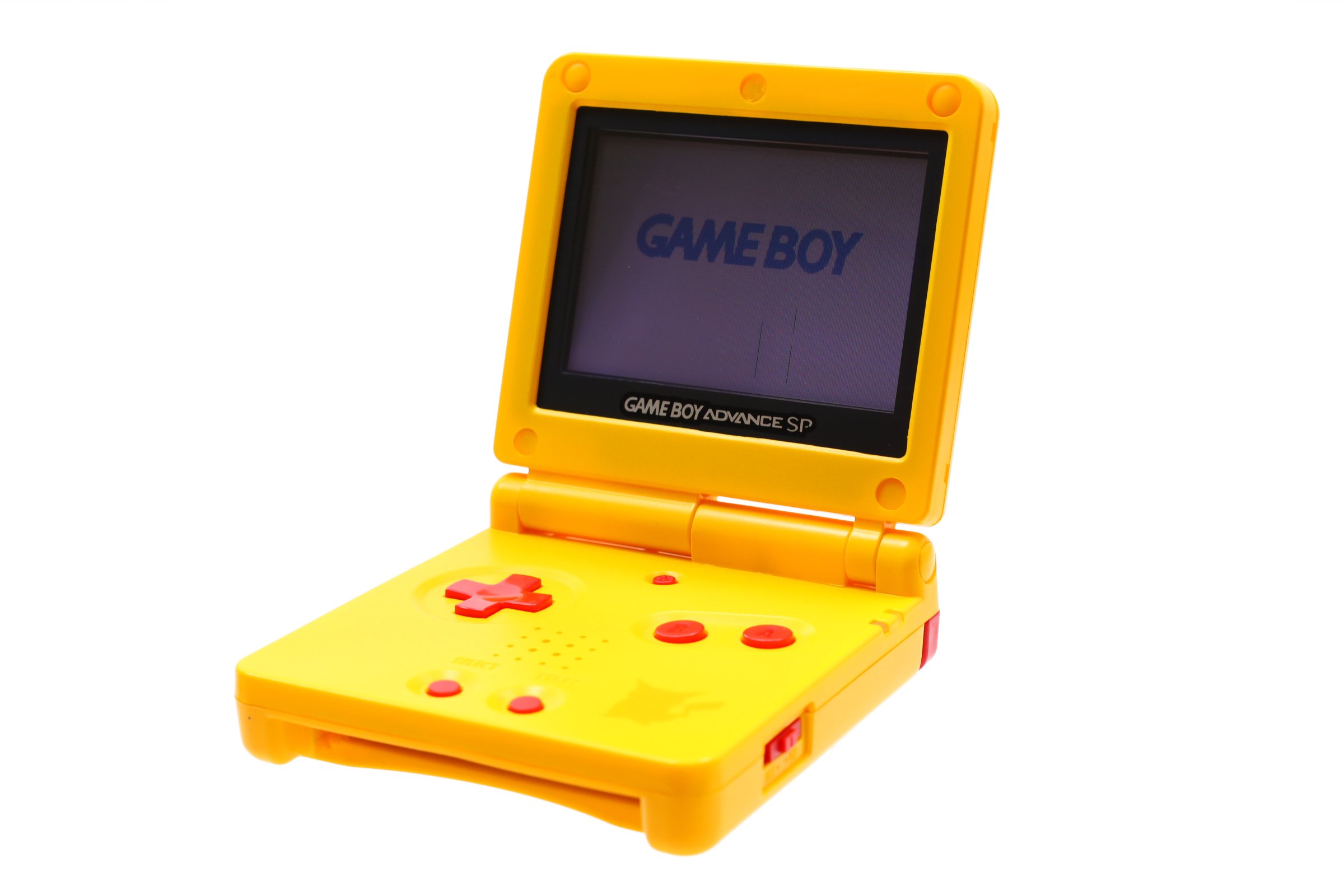 Nintendo Game Boy Advance SP AGS-001 Portable Game System - Pikachu Edition