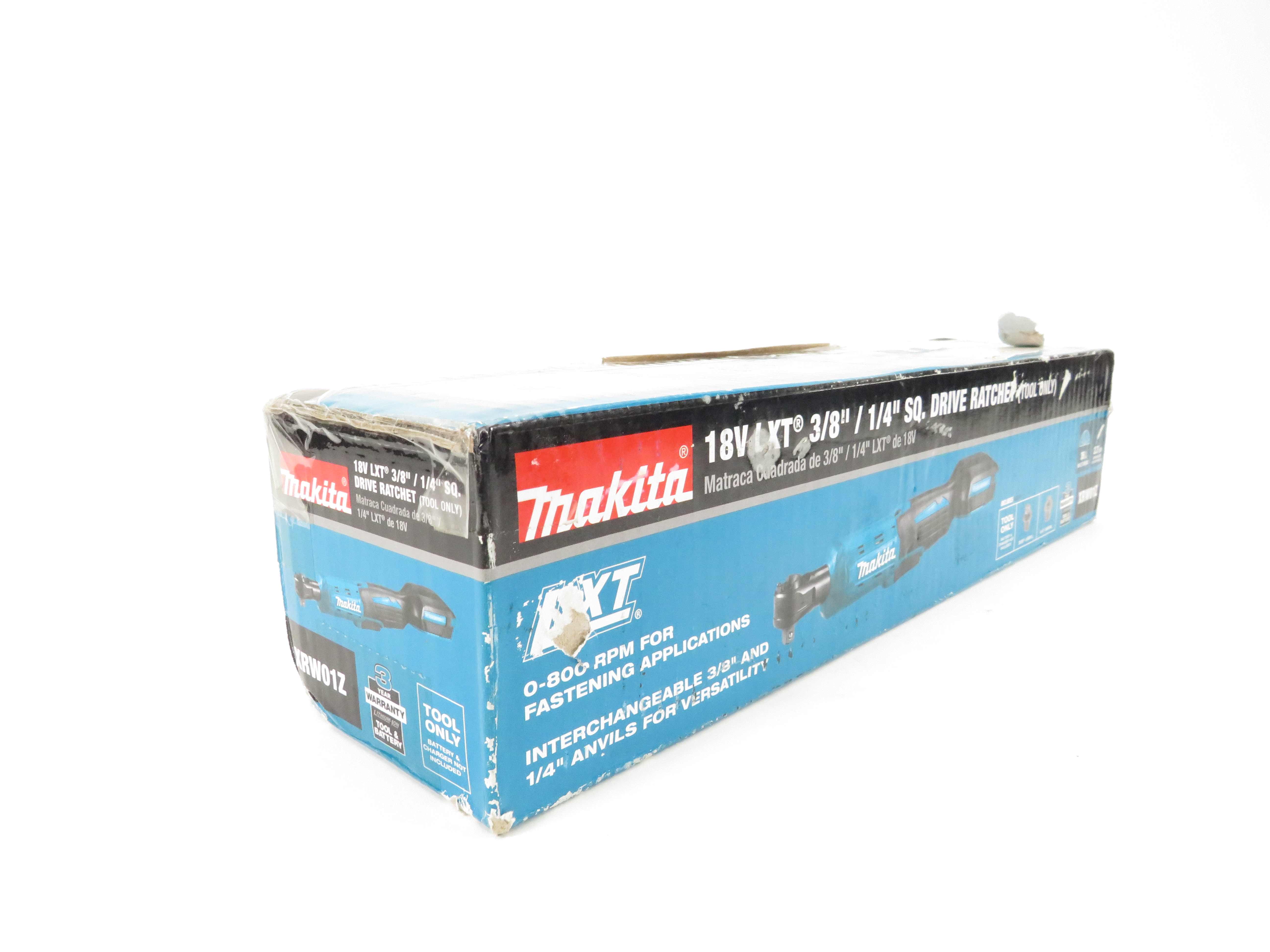 Makita USA Inc. Cordless 18v LXT 3/8" Square Drive Ratchet XRW01Z 1719