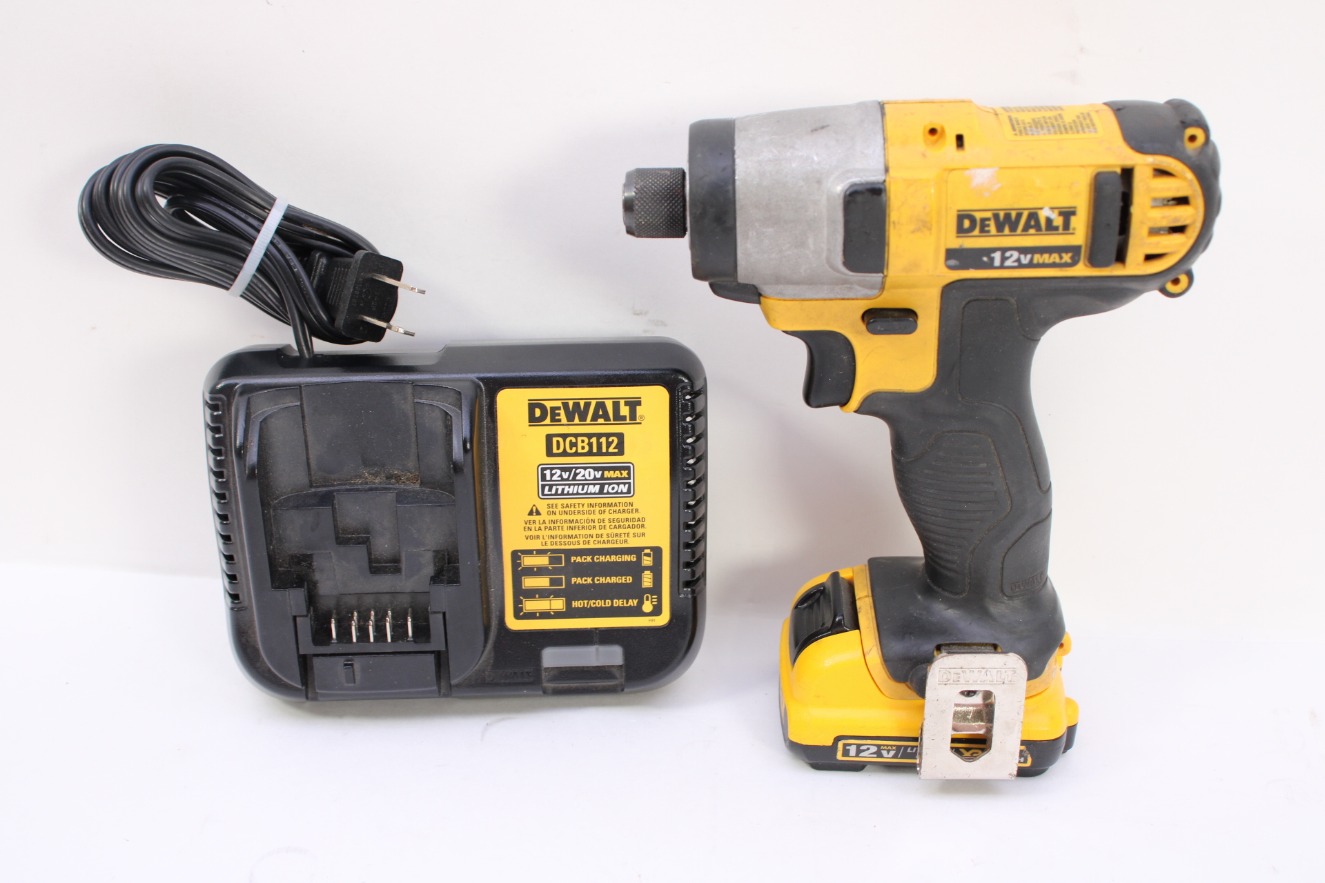DEWALT DCF815 12-Volt Max Variable Speed Cordless Li-Ion Impact Driver