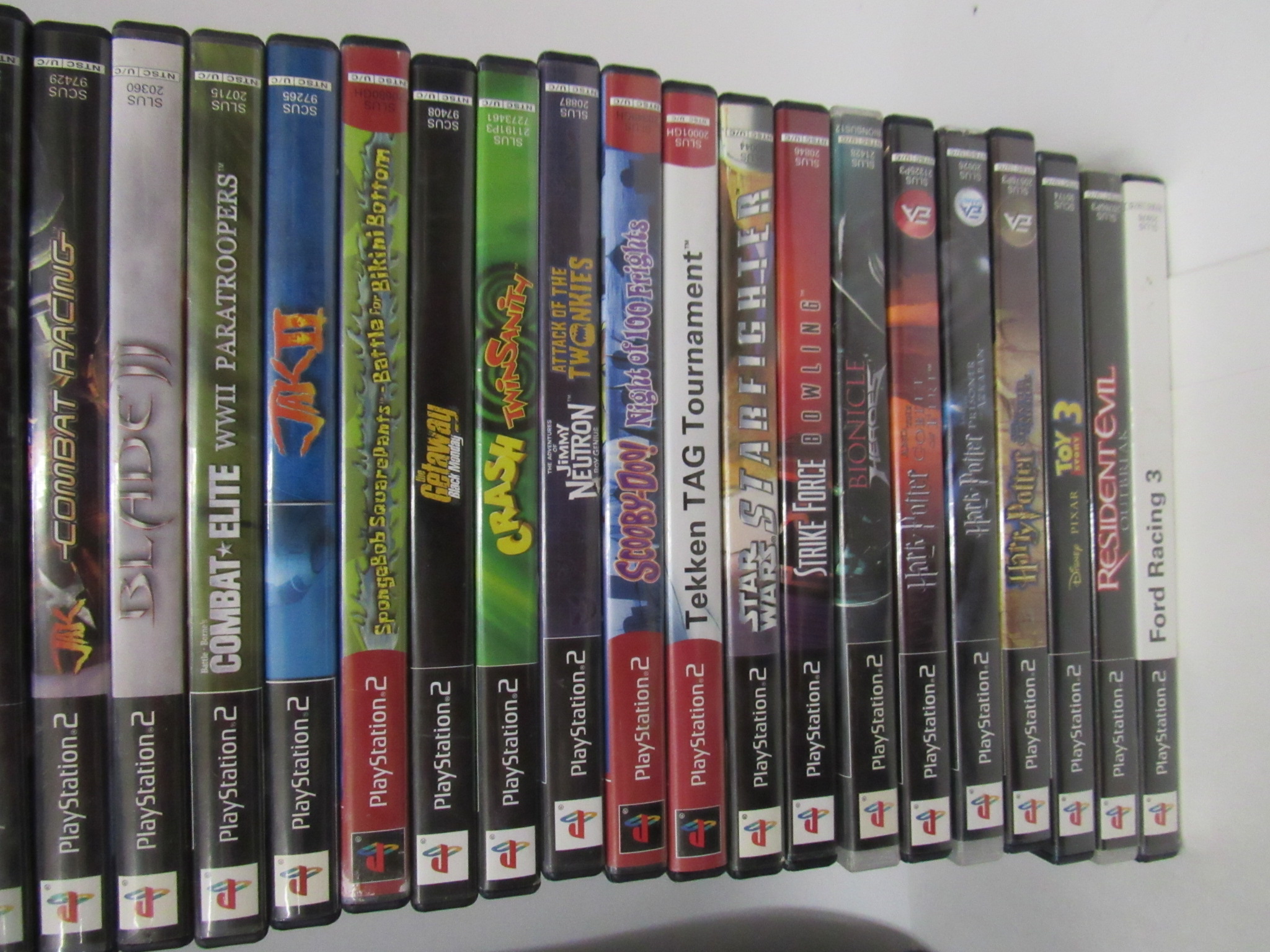 Sony PlayStation 2 SCPH-39001 Video Game Console 103 Game Discs Bundle