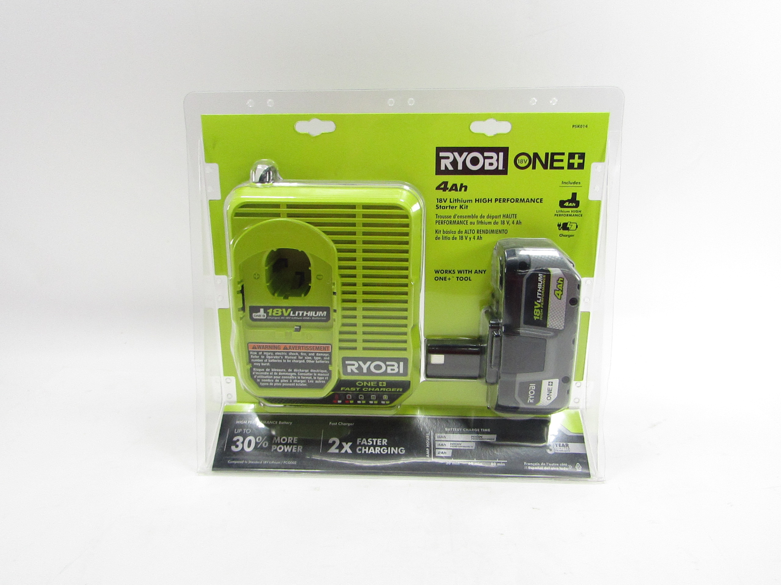 Ryobi PSK014 4Ah 18V Lithium High Performance Starter Kit 3603