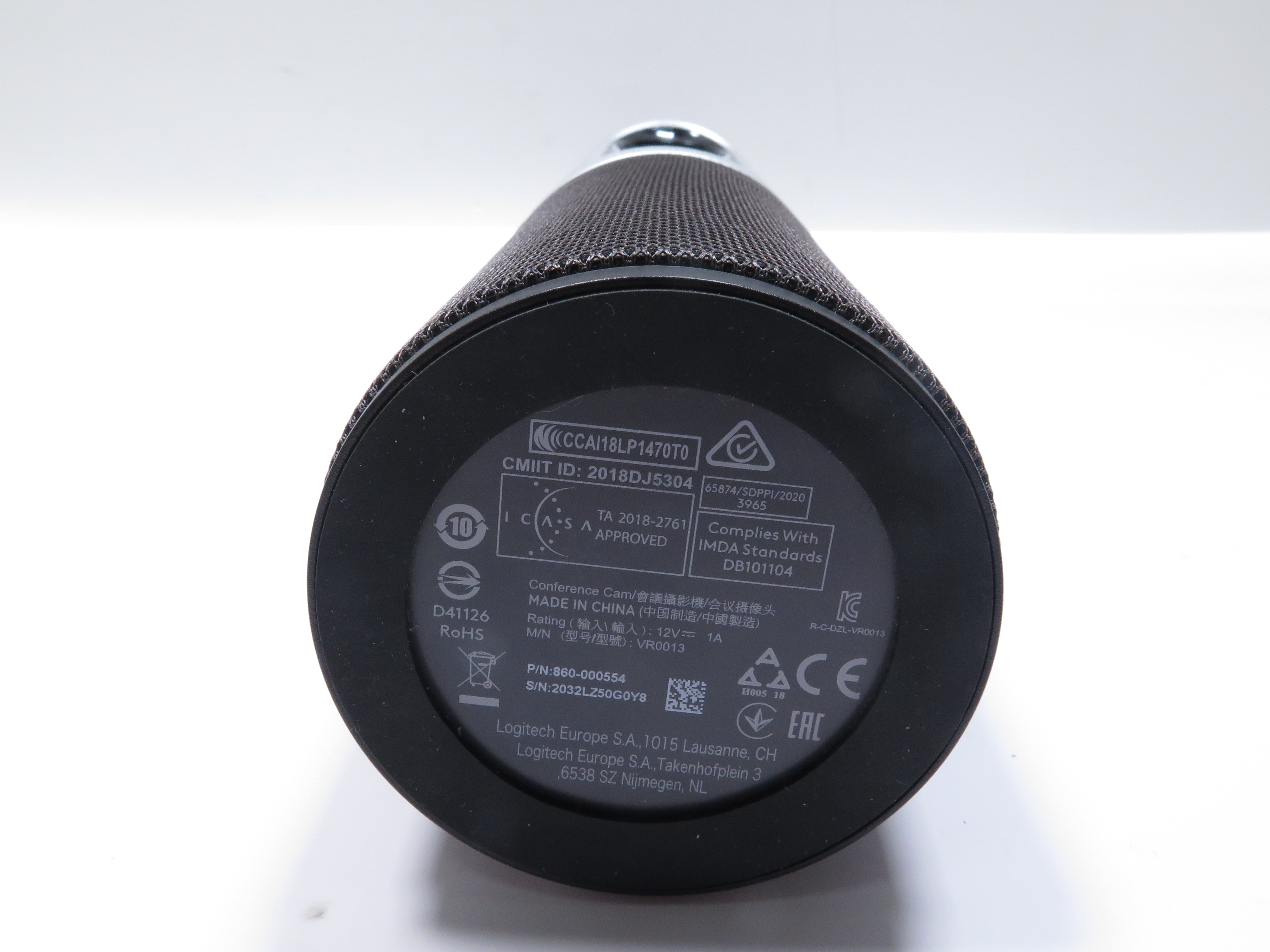 Logitech Conference Cam VR0013 Connect All-in-One Video Device 6757