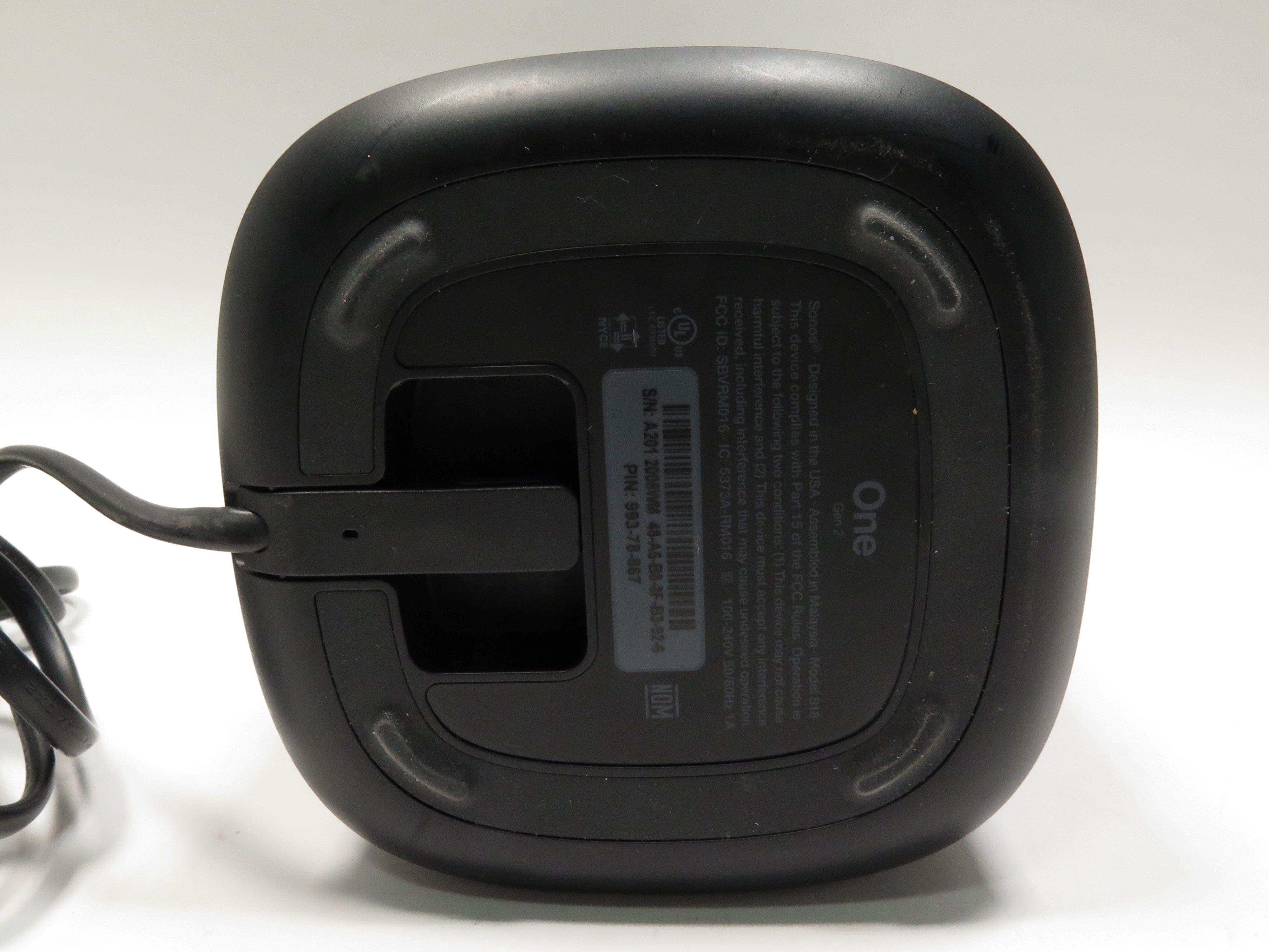 Sonos One Gen 2 S18 Wireless Smart Speaker - Black 3767