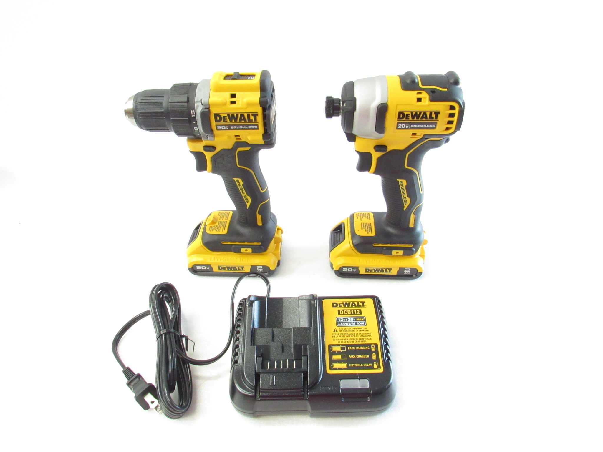DeWalt DCD794 1/2" 20V Drill Driver DCF809 1/4" 20V Impact Driver