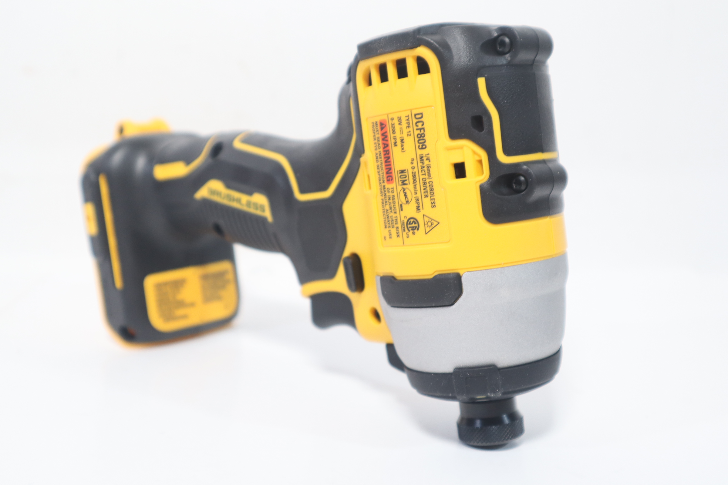 DeWalt DCF809 ATOMIC 20V MAX Brushless Cordless 1/4" Compact Impact ...