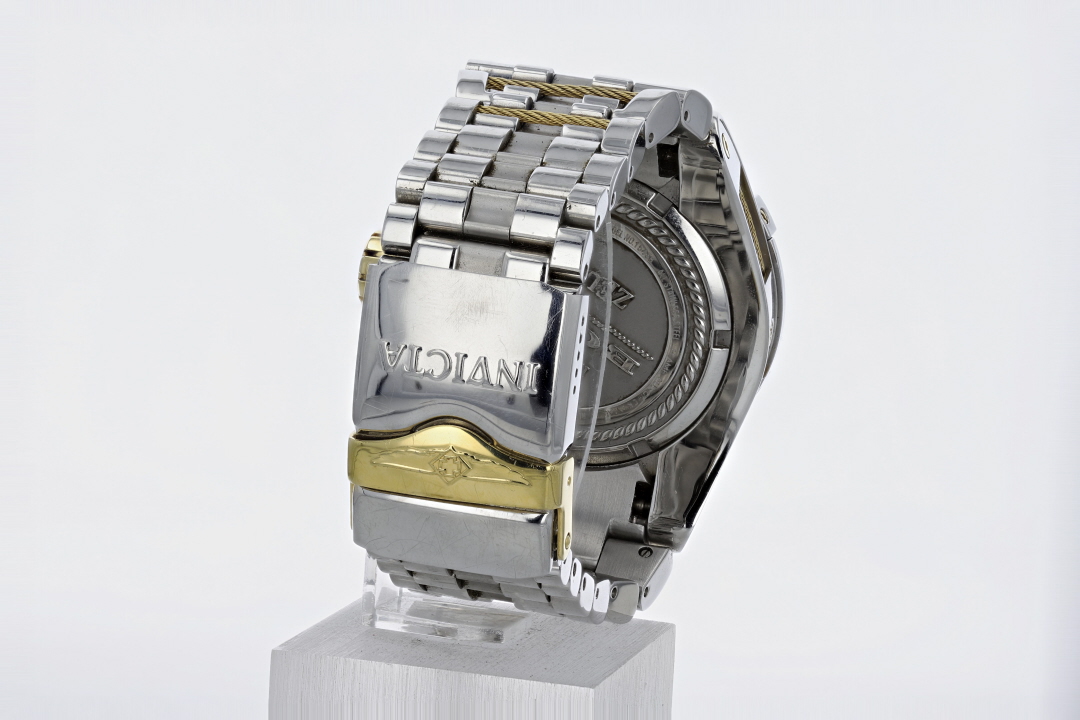 Invicta Reserve Bolt Mother of Pearl Dial Diamond Bezel Chronograph Men ...