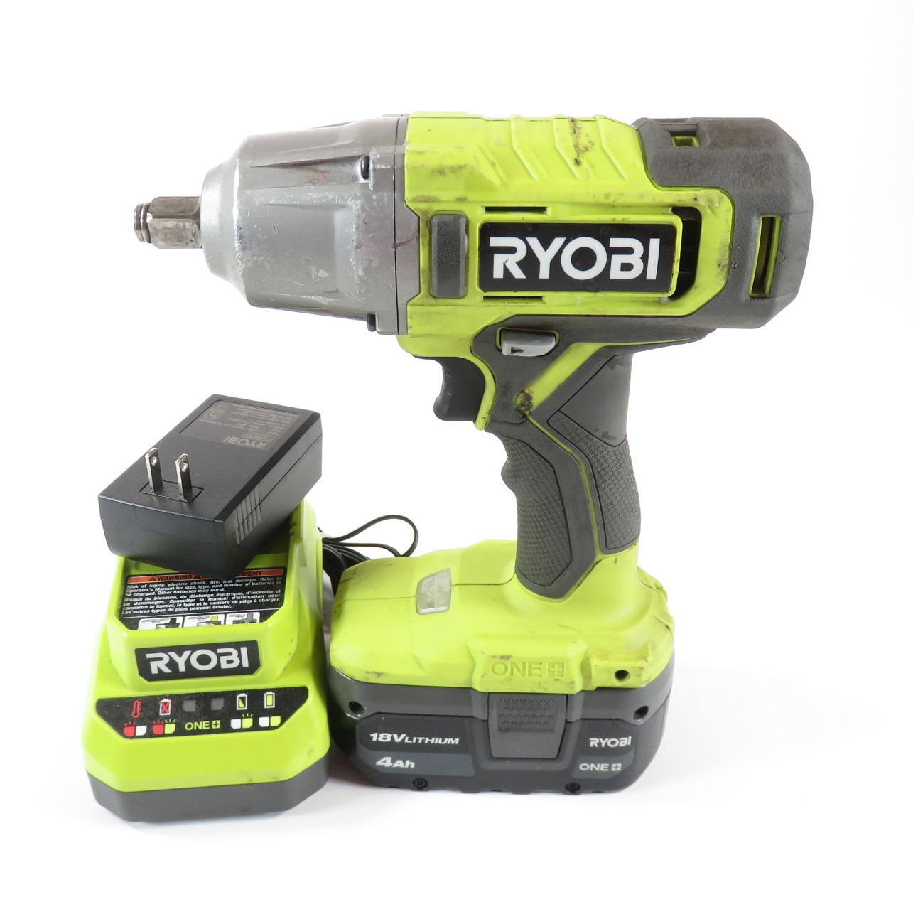 Ryobi PCL265 18-Volt ONE+ Lithium-Ion Cordless 1/2 in. Impact Wrench