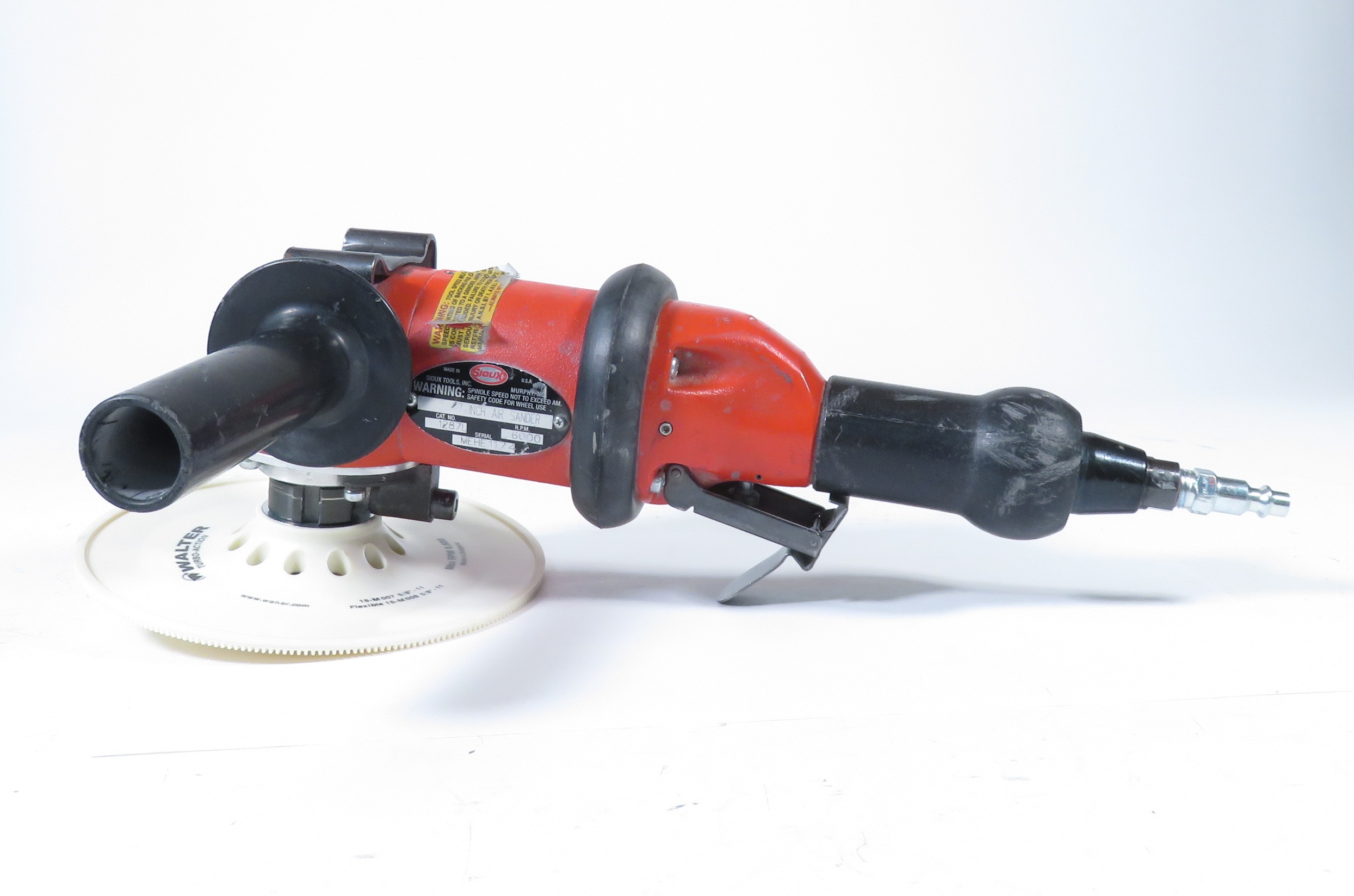 Sioux Tools 1287L 6,000 RPM 5/8"-11 Spindle Thread Right Angle ...