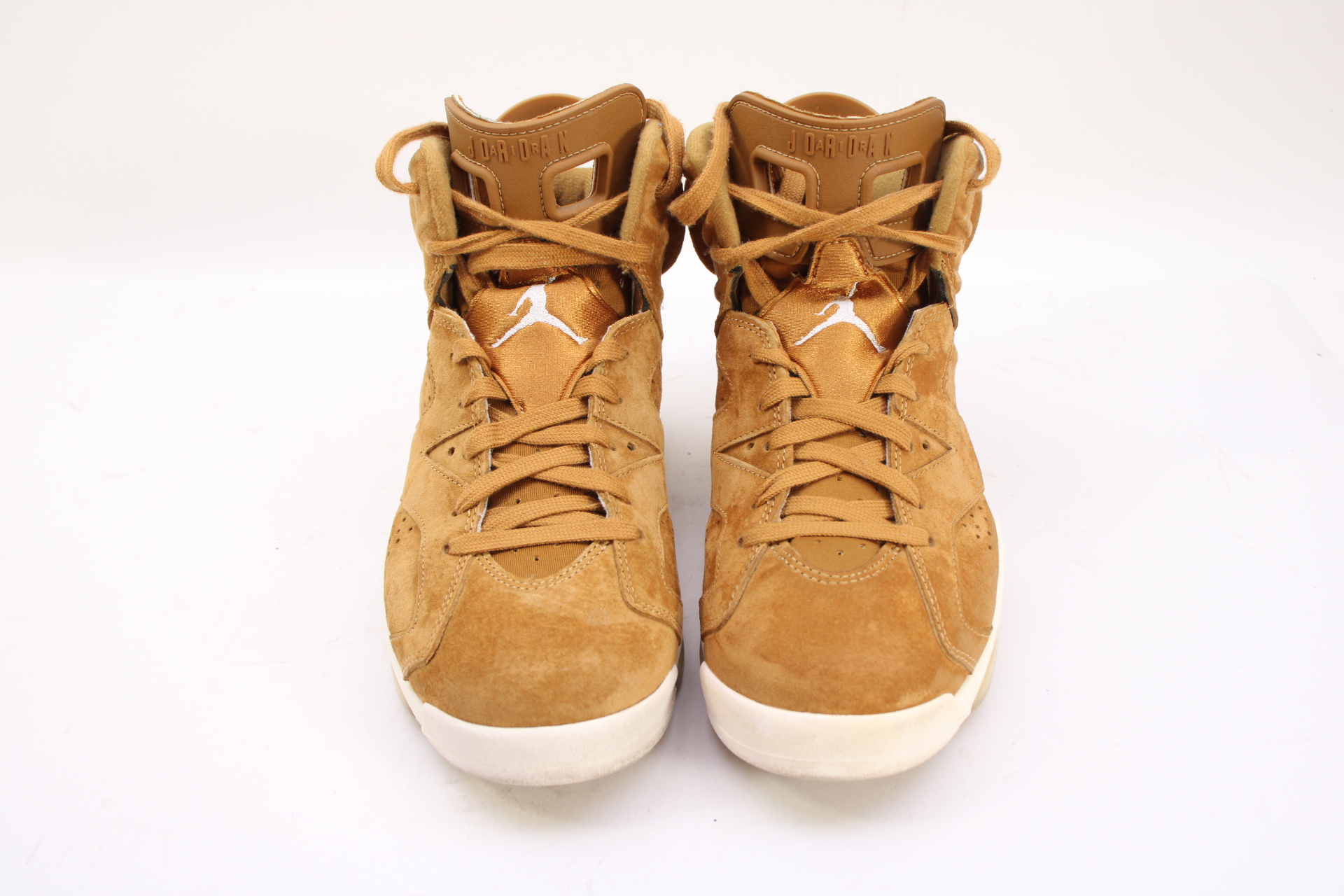 Nike 384664-705 Air Jordan 6 Retro - Wheat/Golden Harvest - Men's Size 8.5