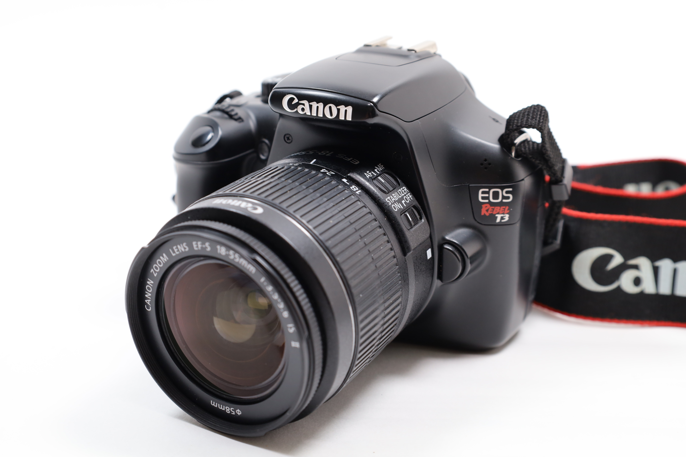 Canon EOS Rebel T3 12.2MP 3 Lens Digital SLR Camera Kit
