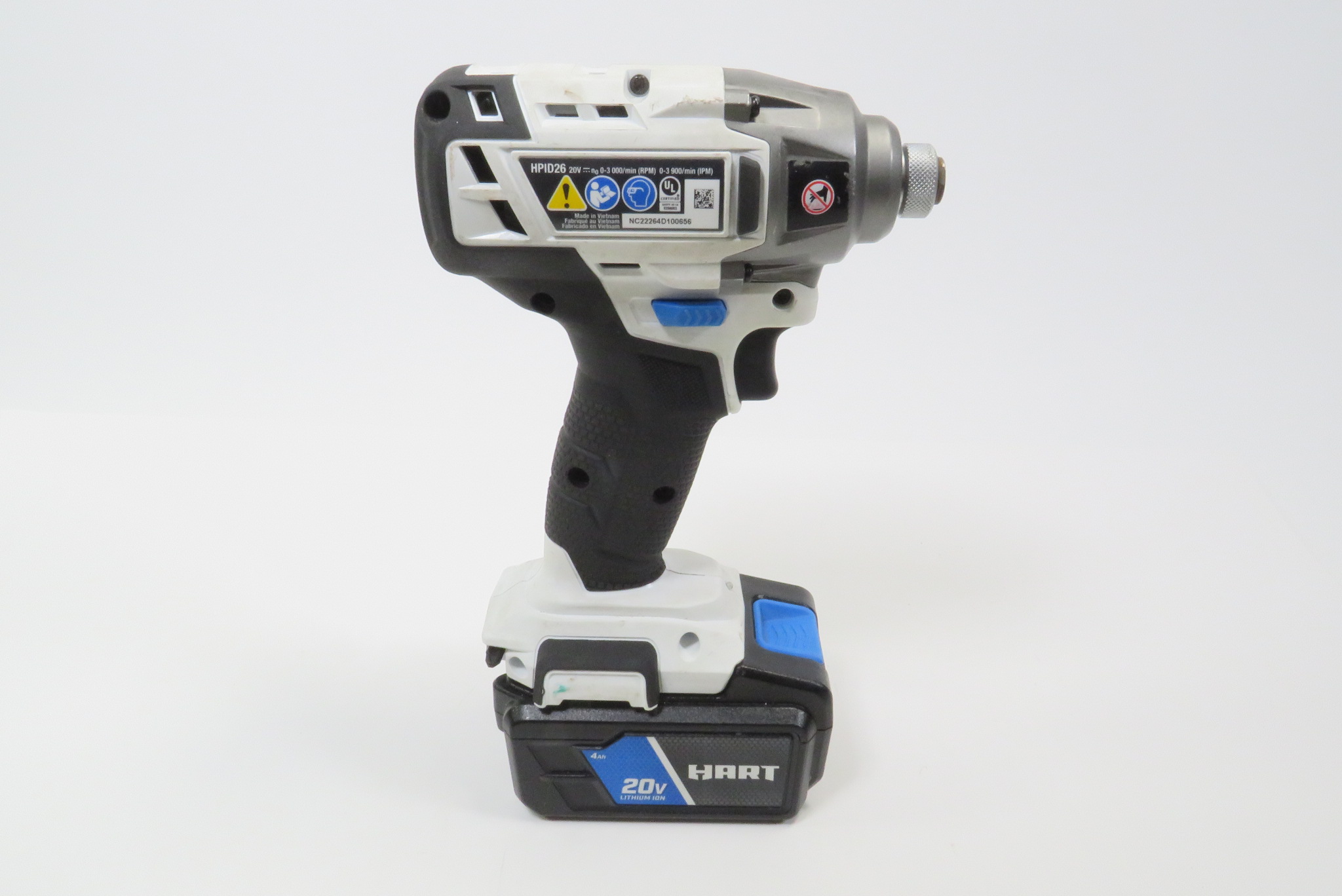 HART HPID26 20V 1/4" Brushless Cordless Impact Driver