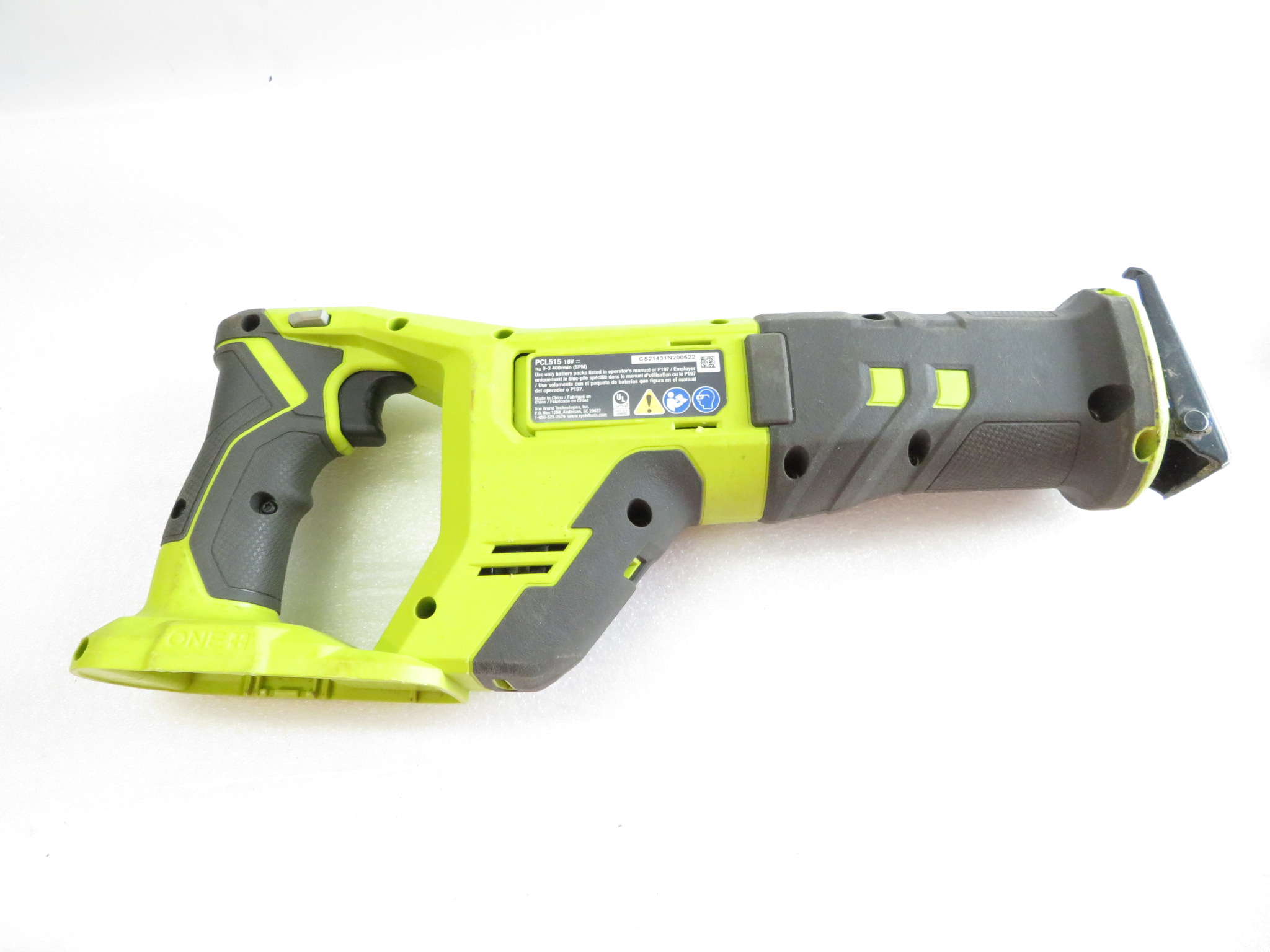 Ryobi PCL515 ONE+ 18V Reciprocating Saw PCL206 ONE+ 18V 1/2 in. Drill ...